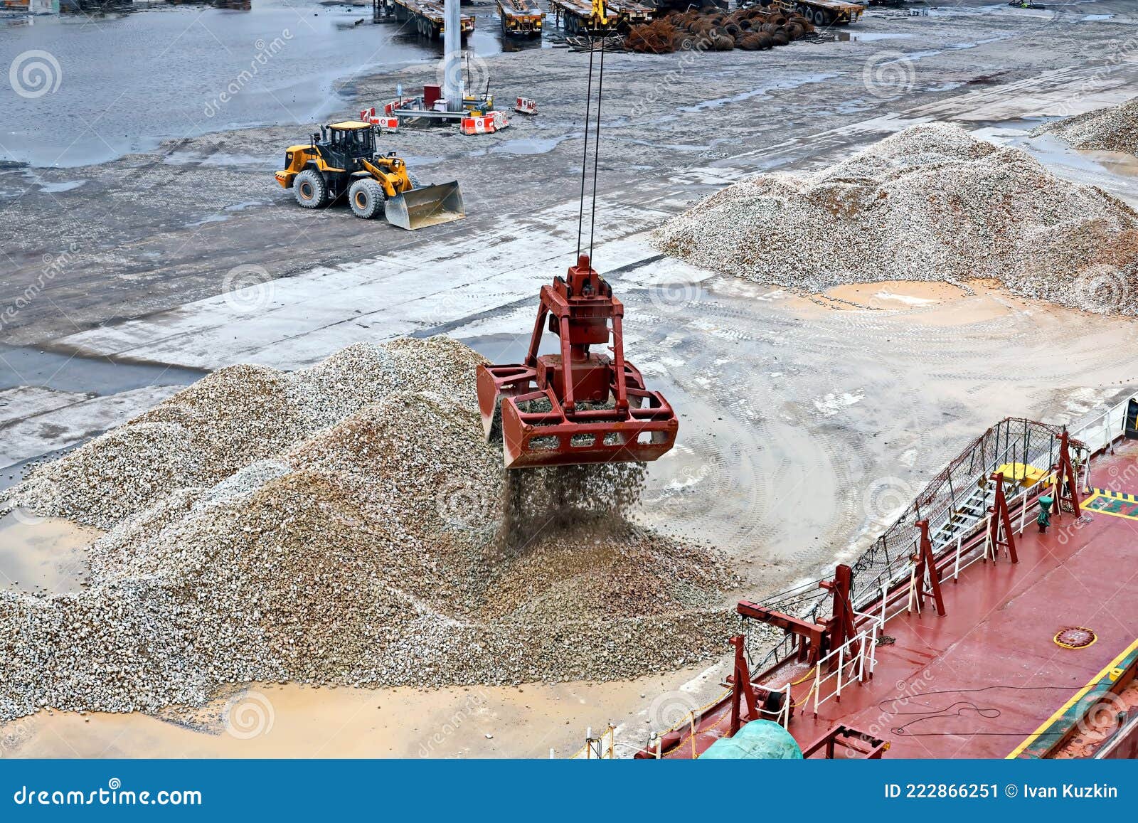Paradeep, India, October,21, 2020. Cargo Terminal for Unloading Bulk ...