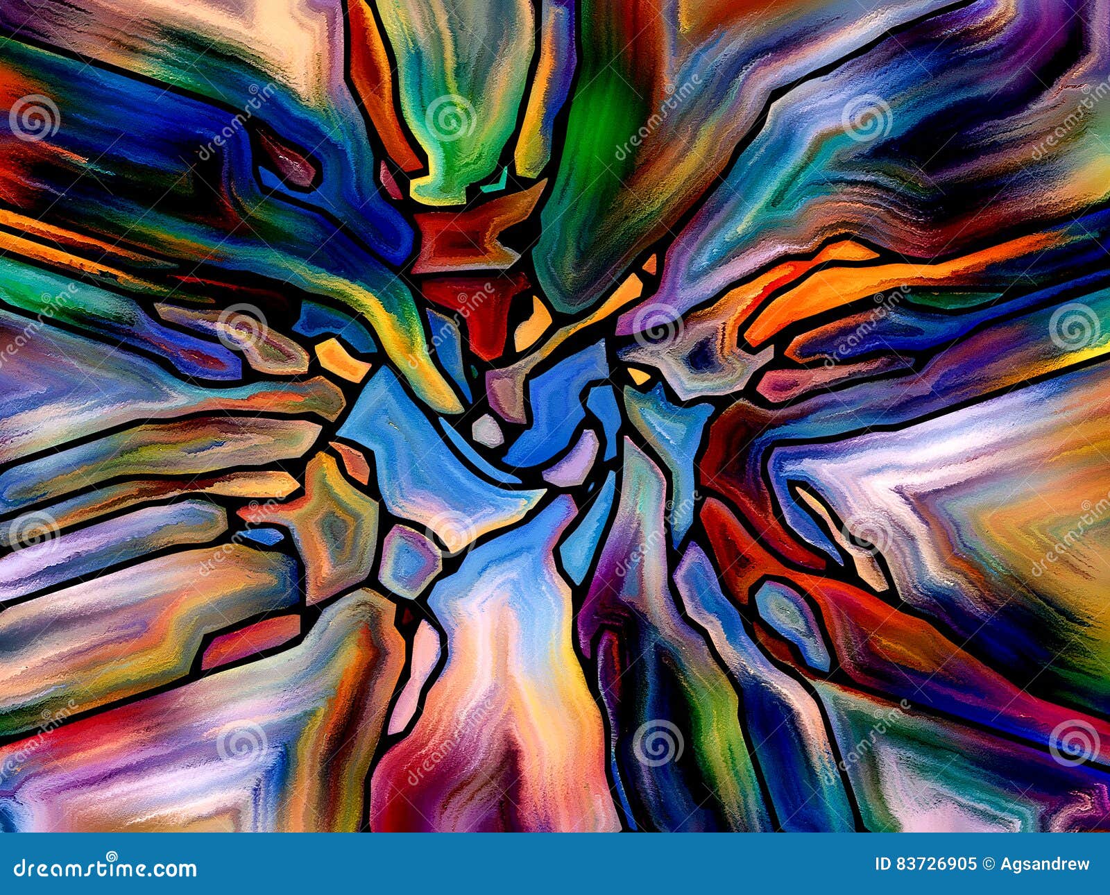 Paradigm of Color stock illustration. Illustration of imagination ...