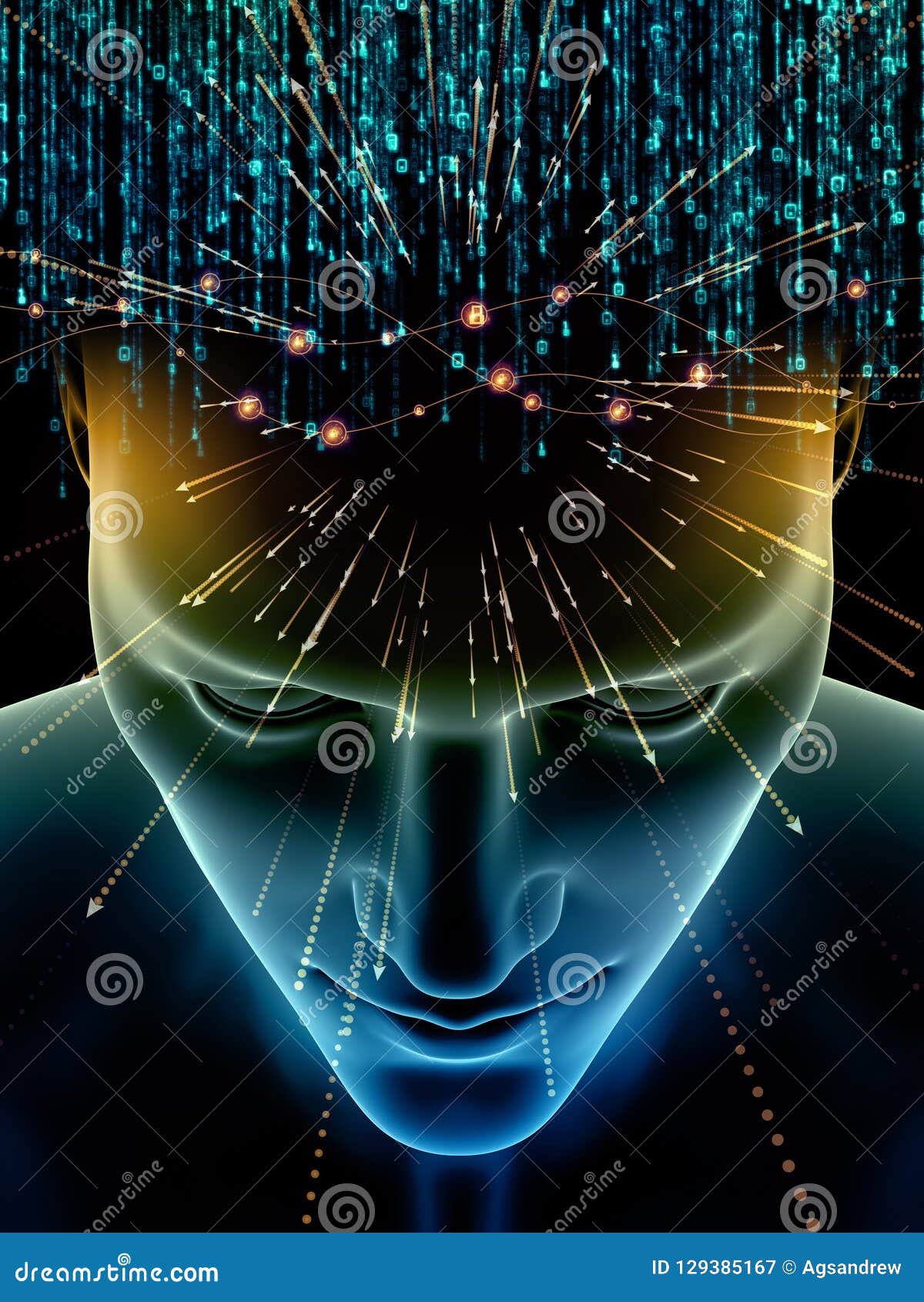 Paradigm of Consciousness stock illustration. Illustration of intellect ...