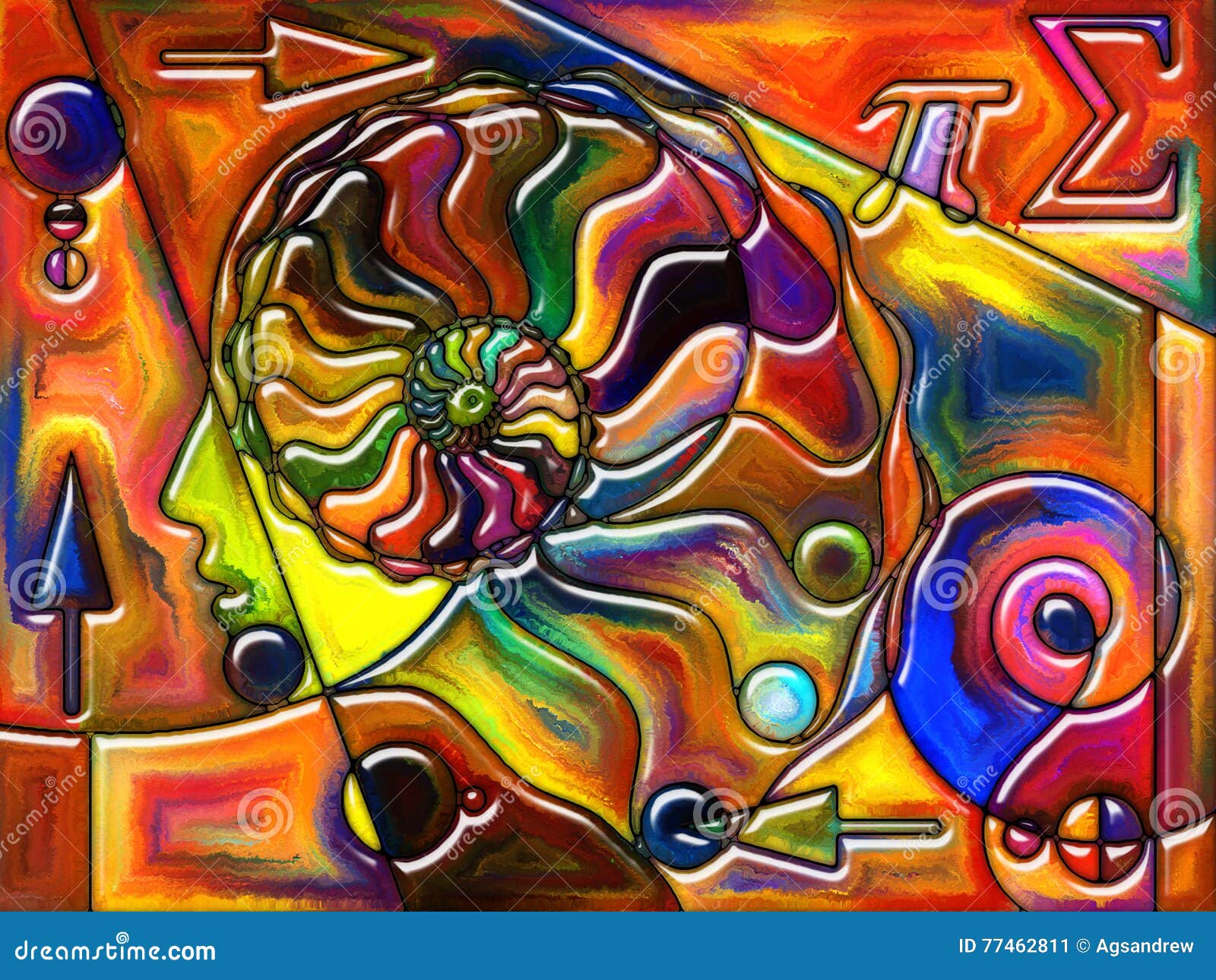 Paradigm of Division stock illustration. Illustration of composition ...