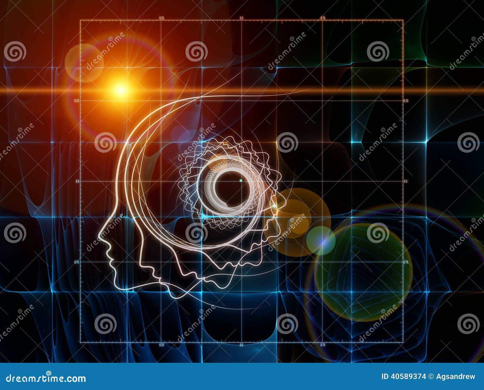 Paradigm of Geometry stock illustration. Illustration of metaphor ...