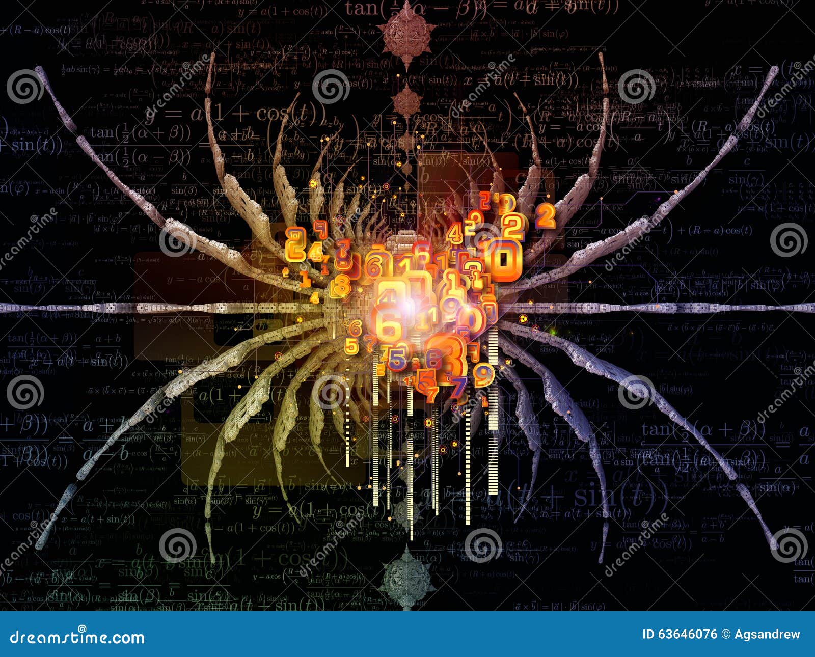 Paradigm of Math Design stock photo. Image of calculation - 63646076