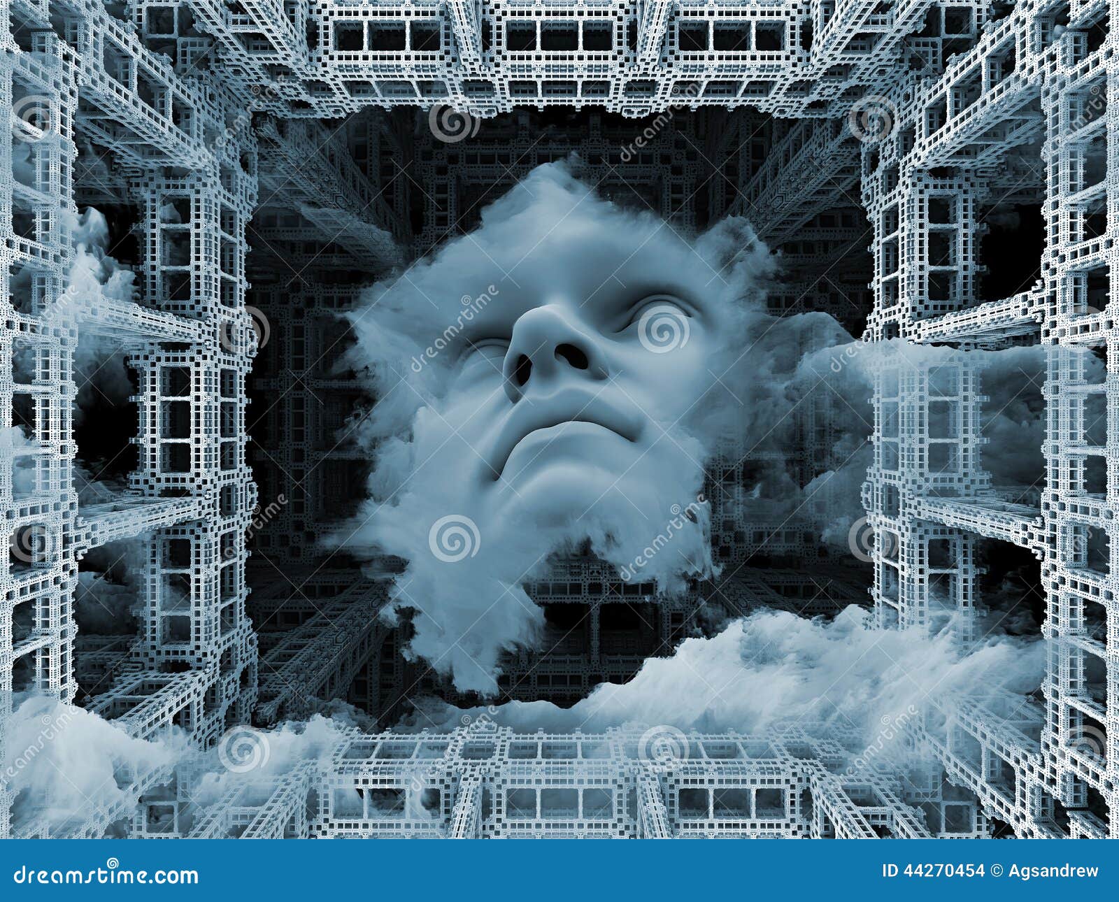 Paradigm of the Mind stock illustration. Illustration of creativity ...