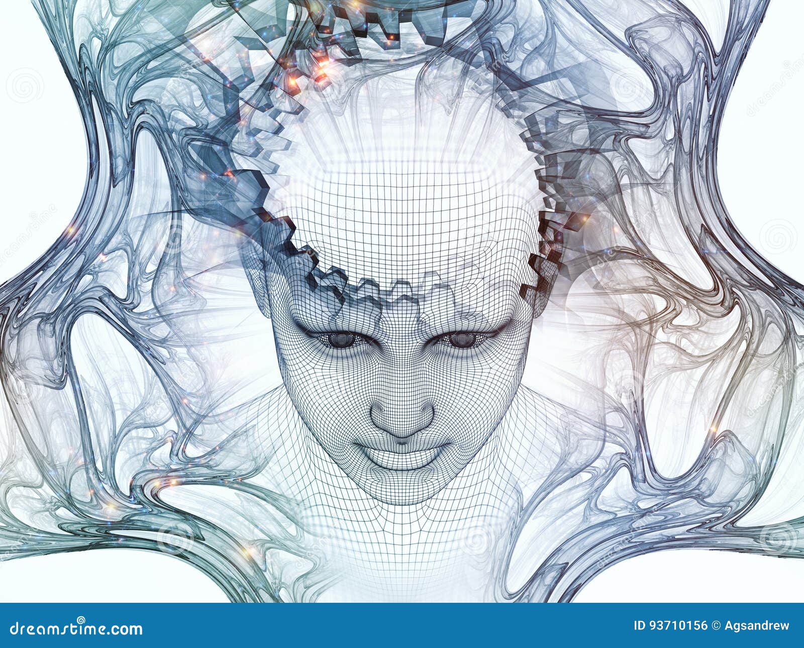 Paradigm of the Mind stock illustration. Illustration of intelligence ...