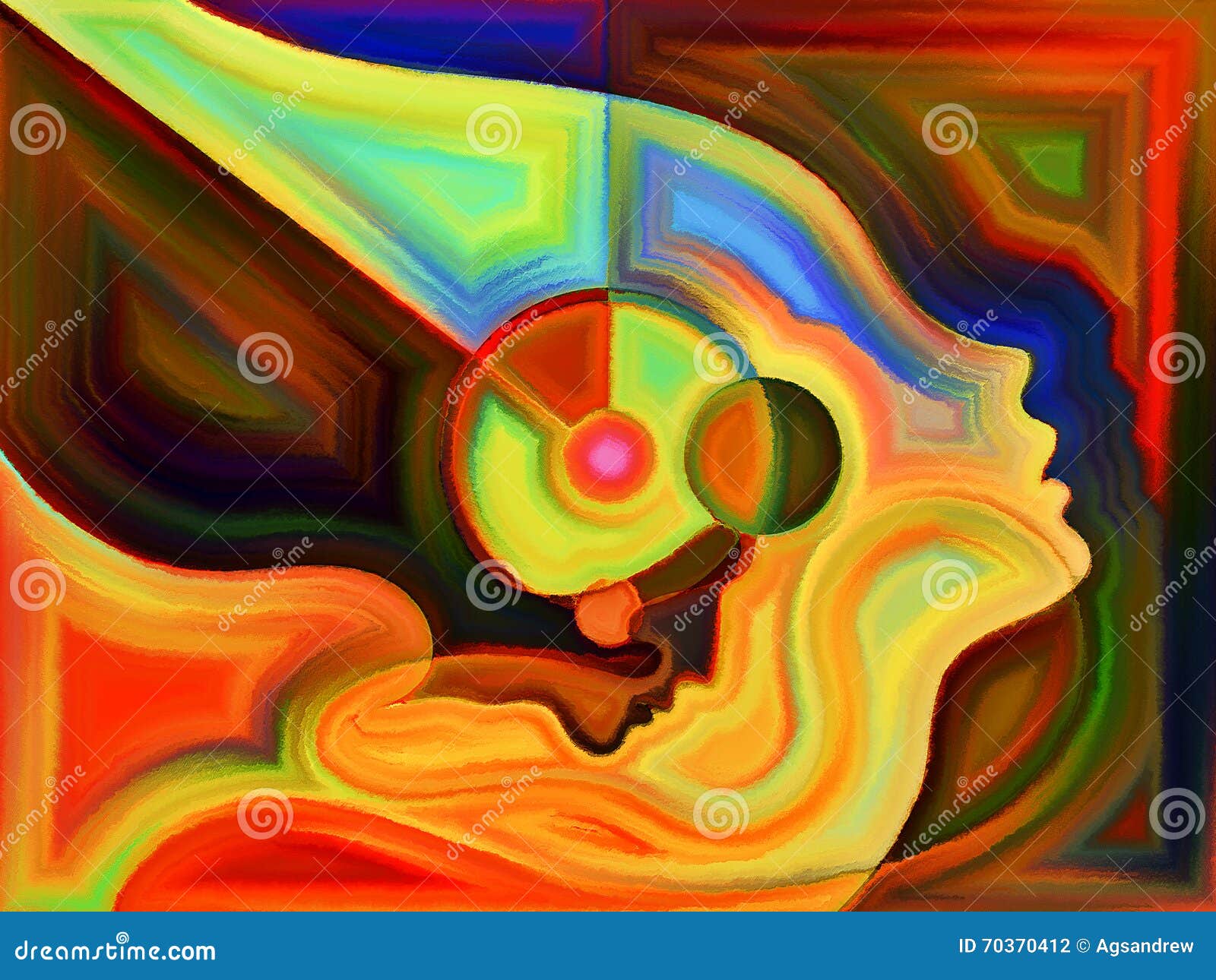 Paradigm of Perception stock illustration. Illustration of abstract ...