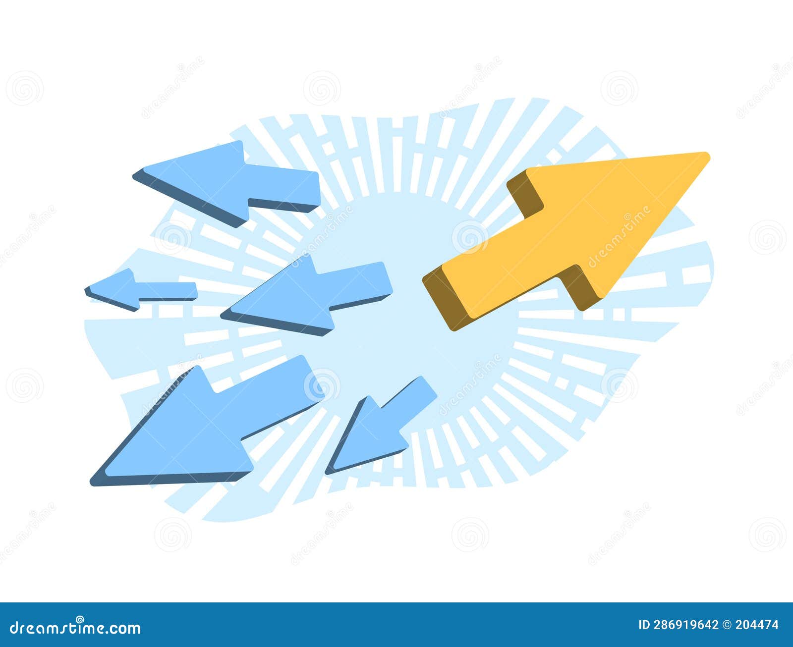 Paradigm Concept With Icons In Minimal Flat Line Style Cartoon Vector ...