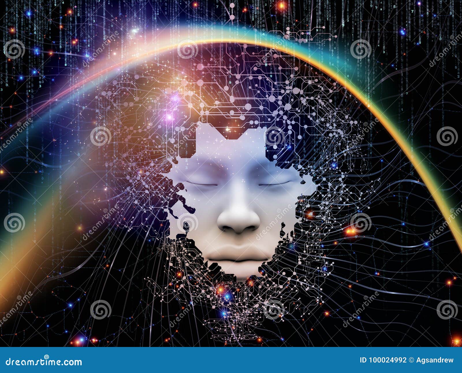 Paradigm of Super Human stock illustration. Illustration of concept ...