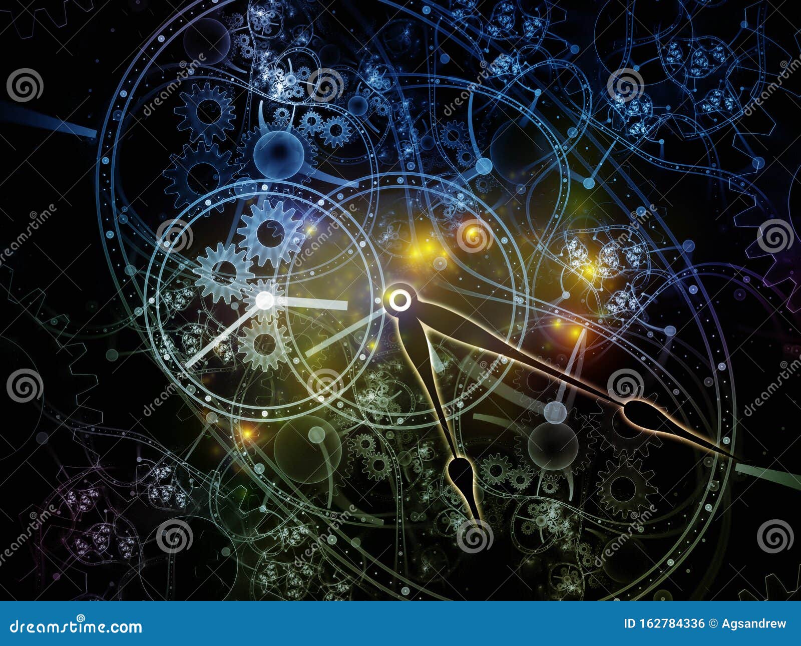 Paradigm of Temporal Realm stock illustration. Illustration of ...