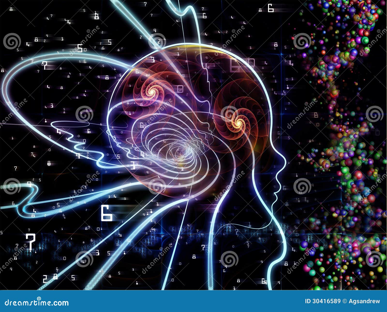 Paradigma di conoscenza illustrazione di stock. Illustrazione di ...