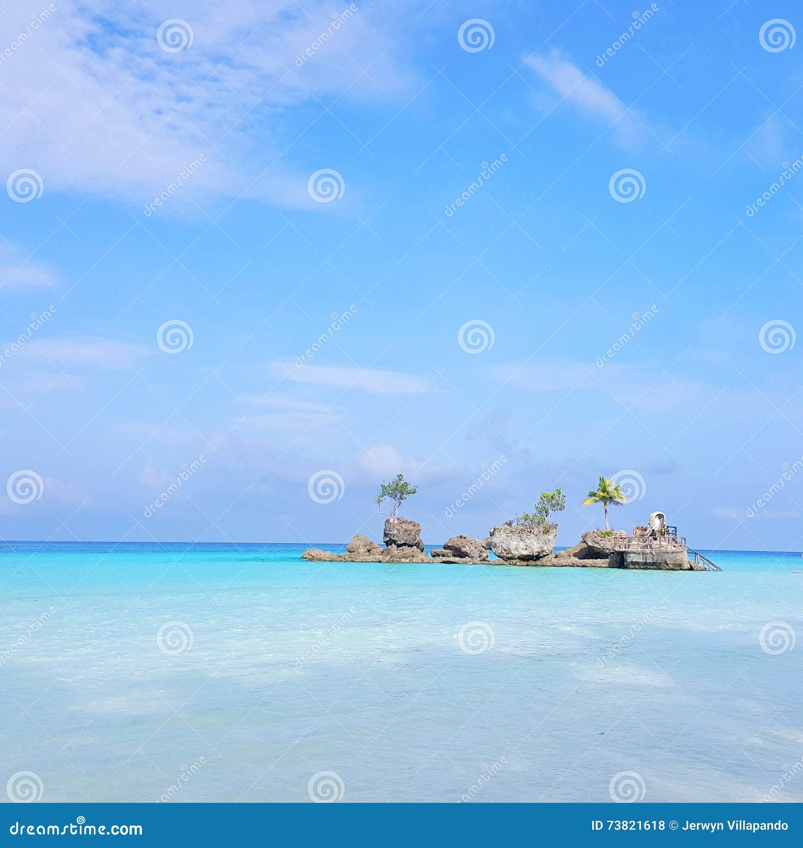 Paradise stock photo. Image of vacation, caticlan, beauty - 73821618