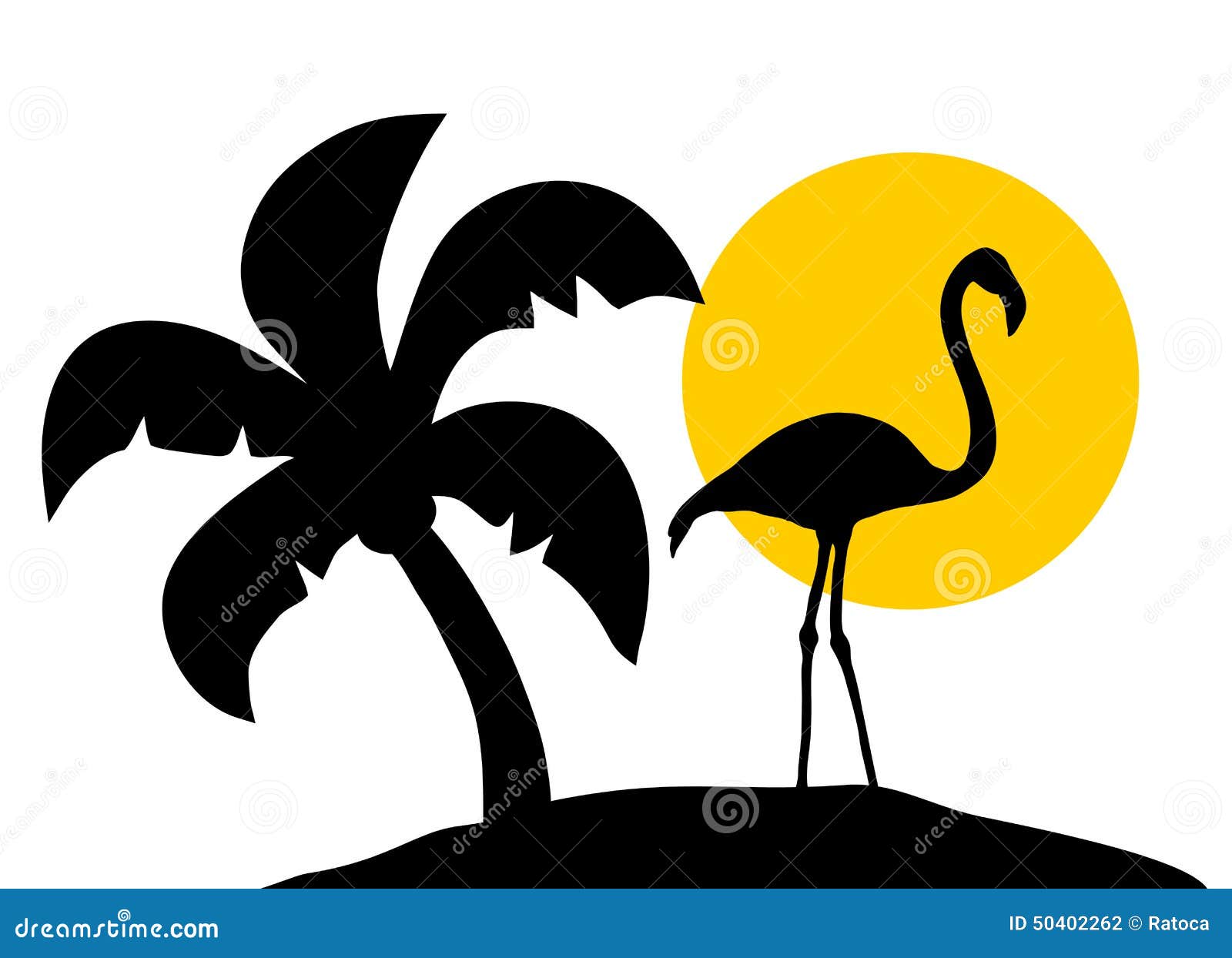 Paradise emblem stock vector. Illustration of animal - 50402262