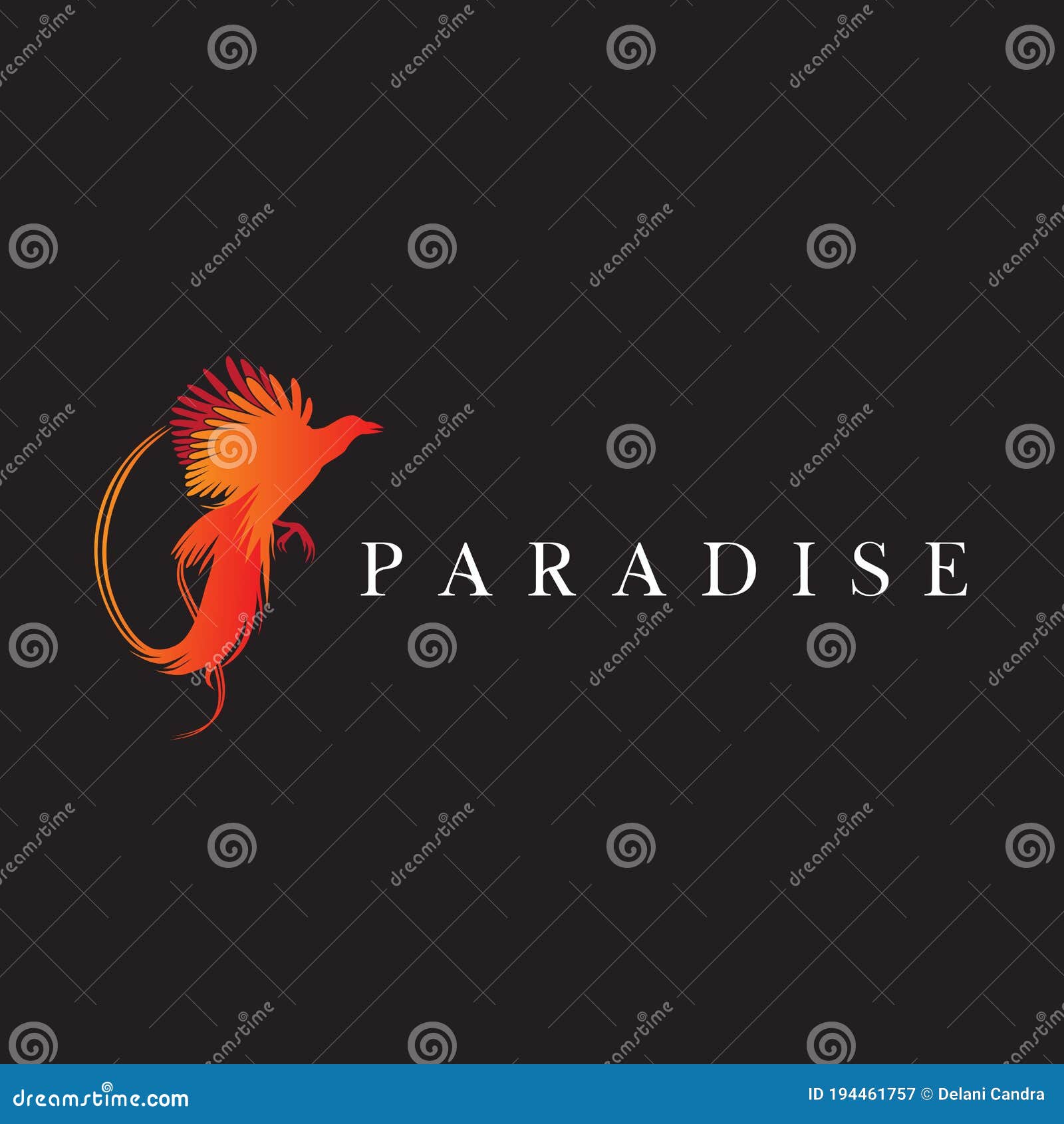 Paradise Logo Design. Vector Icon Illustration Inspiration Stock Vector ...