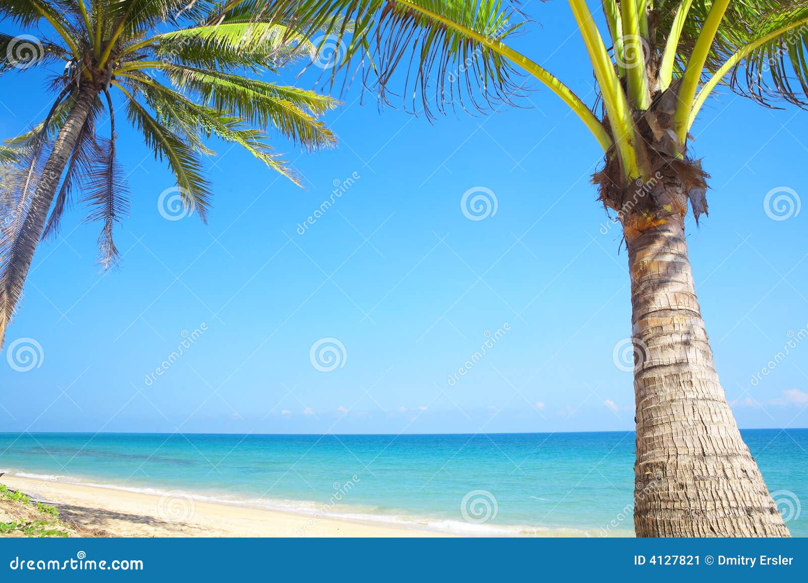 Paradise scene stock image. Image of coast, relaxation - 4127821
