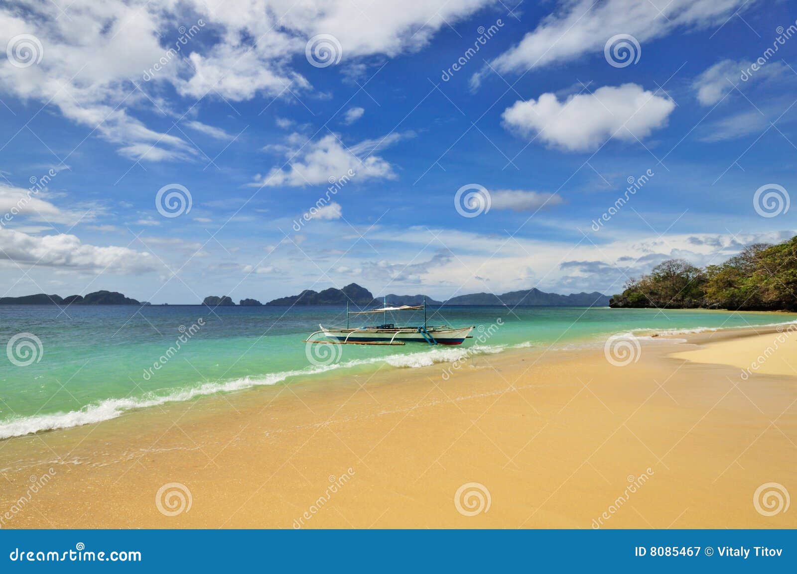 Paradise Scene stock image. Image of scene, resort, gulf - 8085467