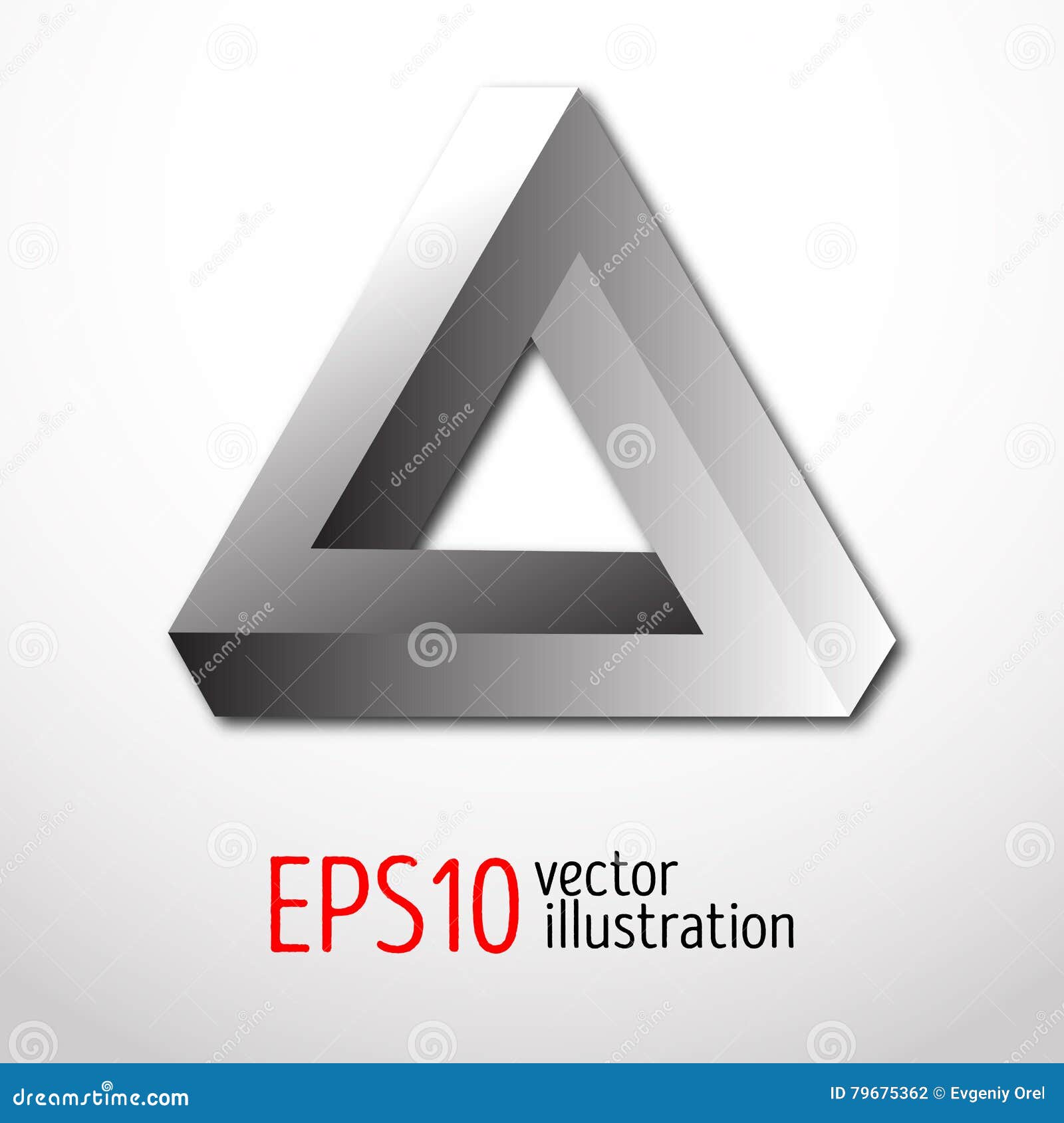 Paradoxical Object of Penrose Triangleway. Sacred Geometry. Mysterious ...