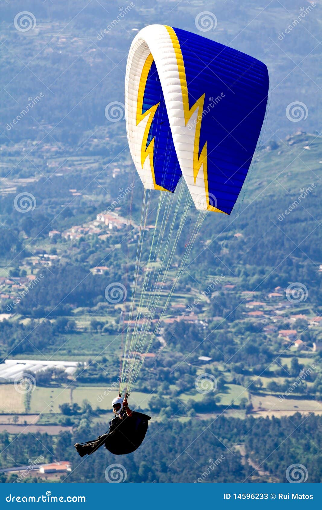 YELLOW PARAFOIL WING ON ENGINE UNIT Editorial Photo | CartoonDealer.com ...