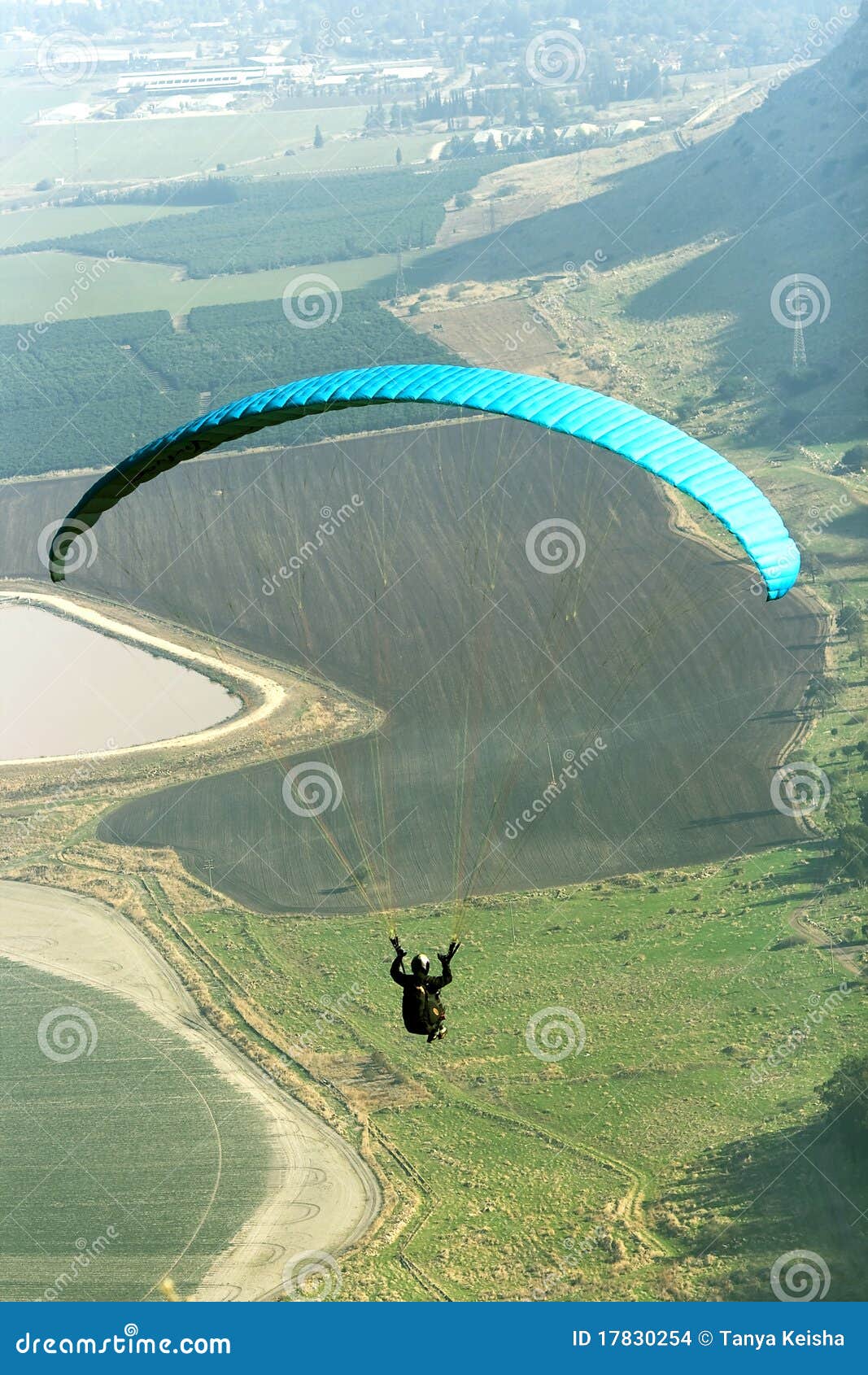 Paraglider flying stock photo. Image of paraglider, action - 17830254