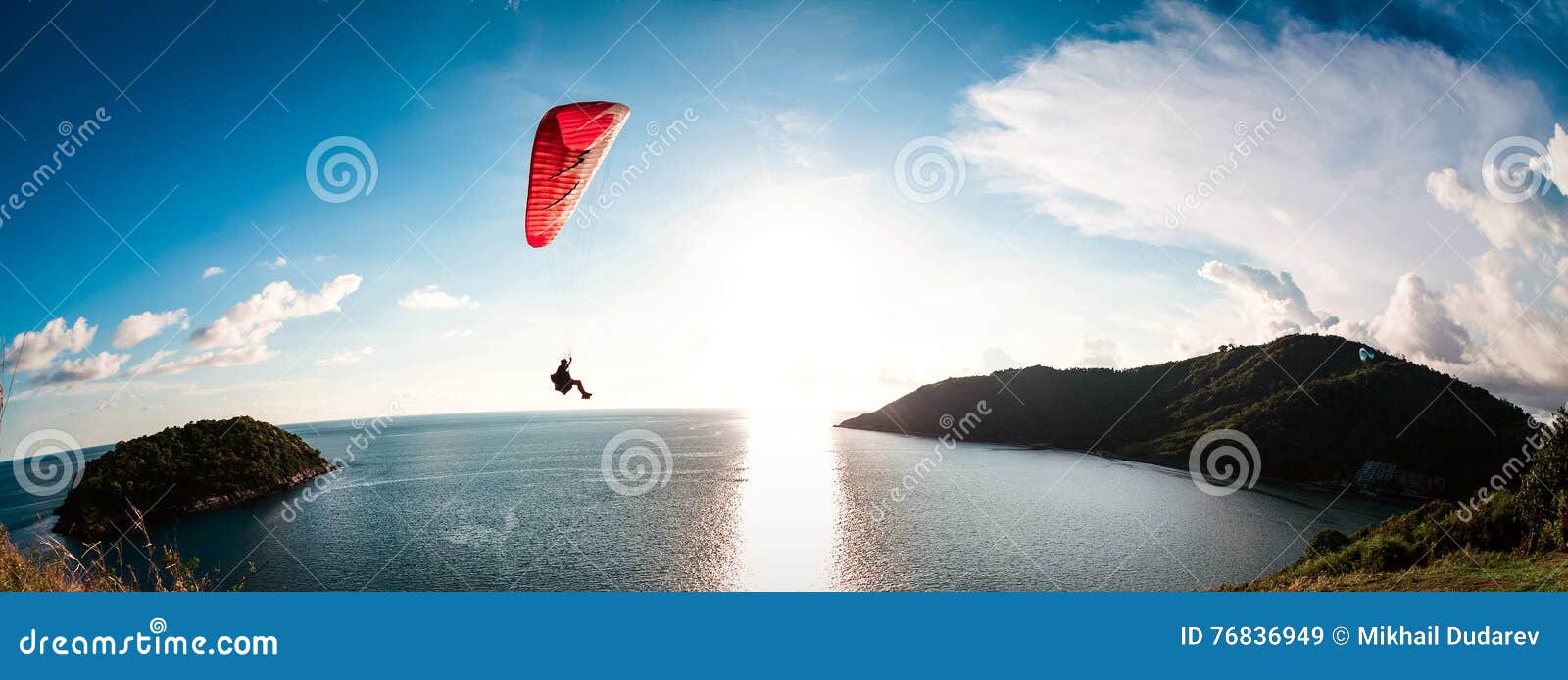 Paraglider stock image. Image of people, parachuting - 76836949