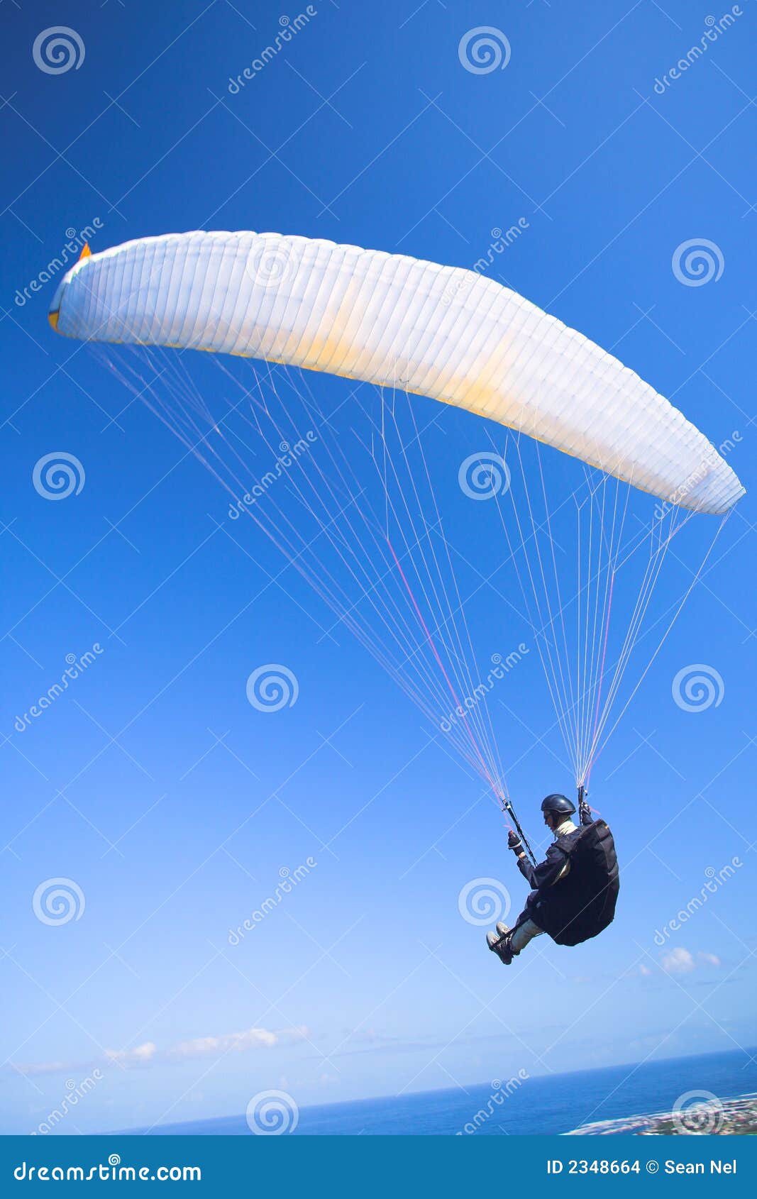 Paraglider launching stock photo. Image of mountain, lines - 2348664