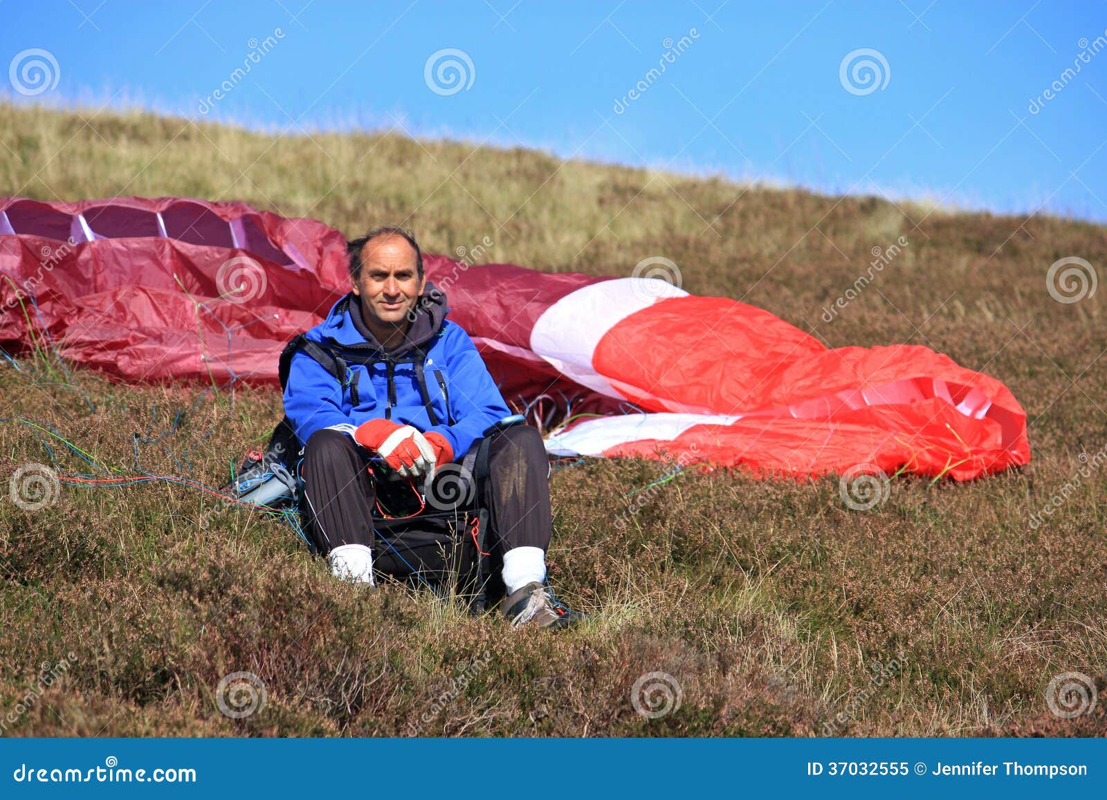 Paraglider stock image. Image of paraglider, kite, paraglide - 37032555