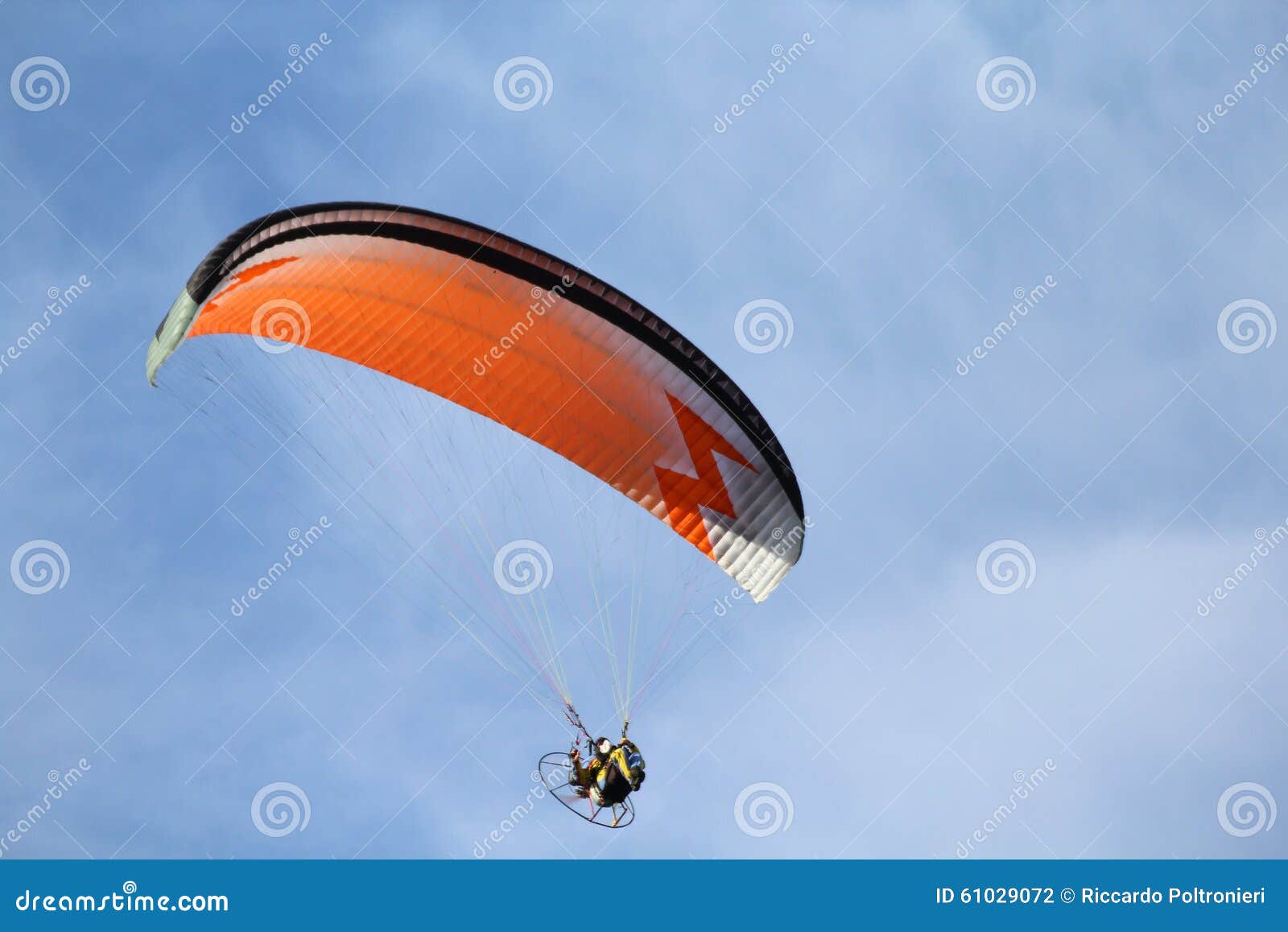 Paragliders stock photo. Image of airplane, pilot, gliders - 61029072