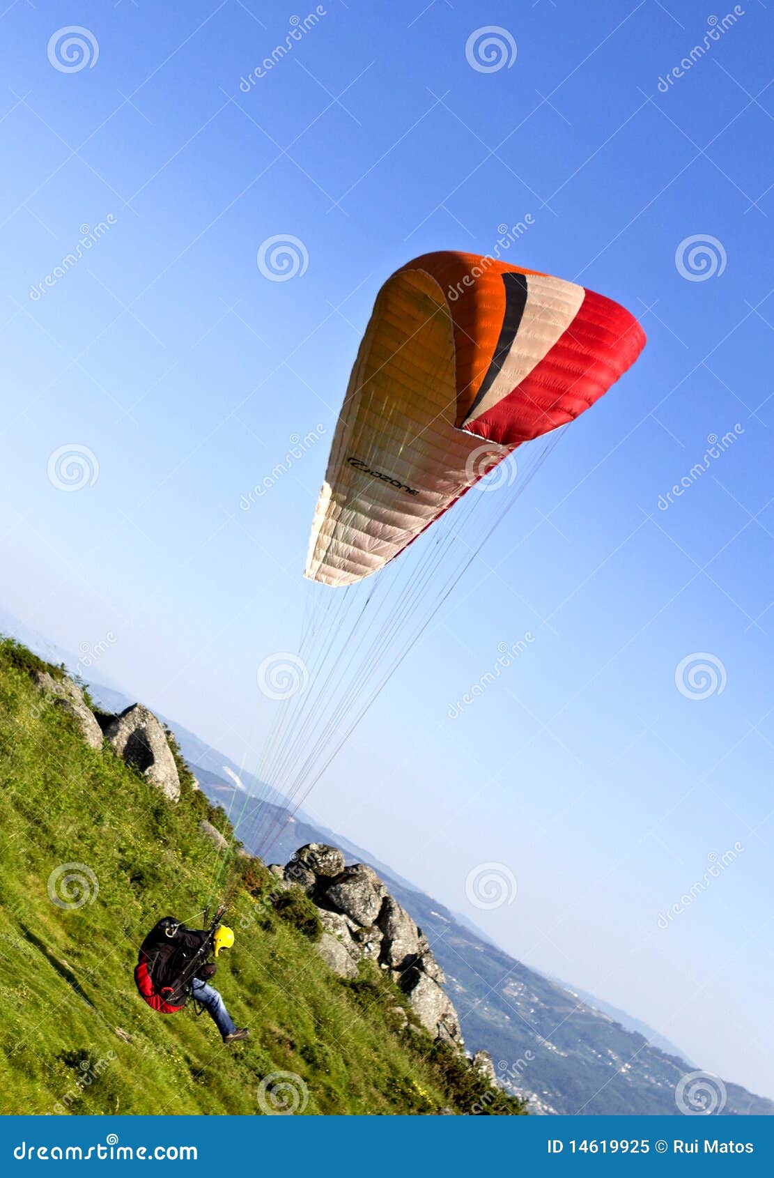 YELLOW PARAFOIL WING ON ENGINE UNIT Editorial Photo | CartoonDealer.com ...