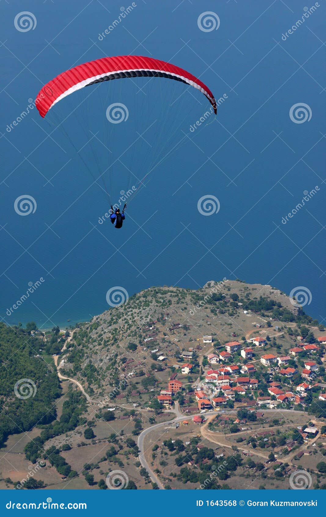 Paragliding stock photo. Image of chute, competition, people - 1643568