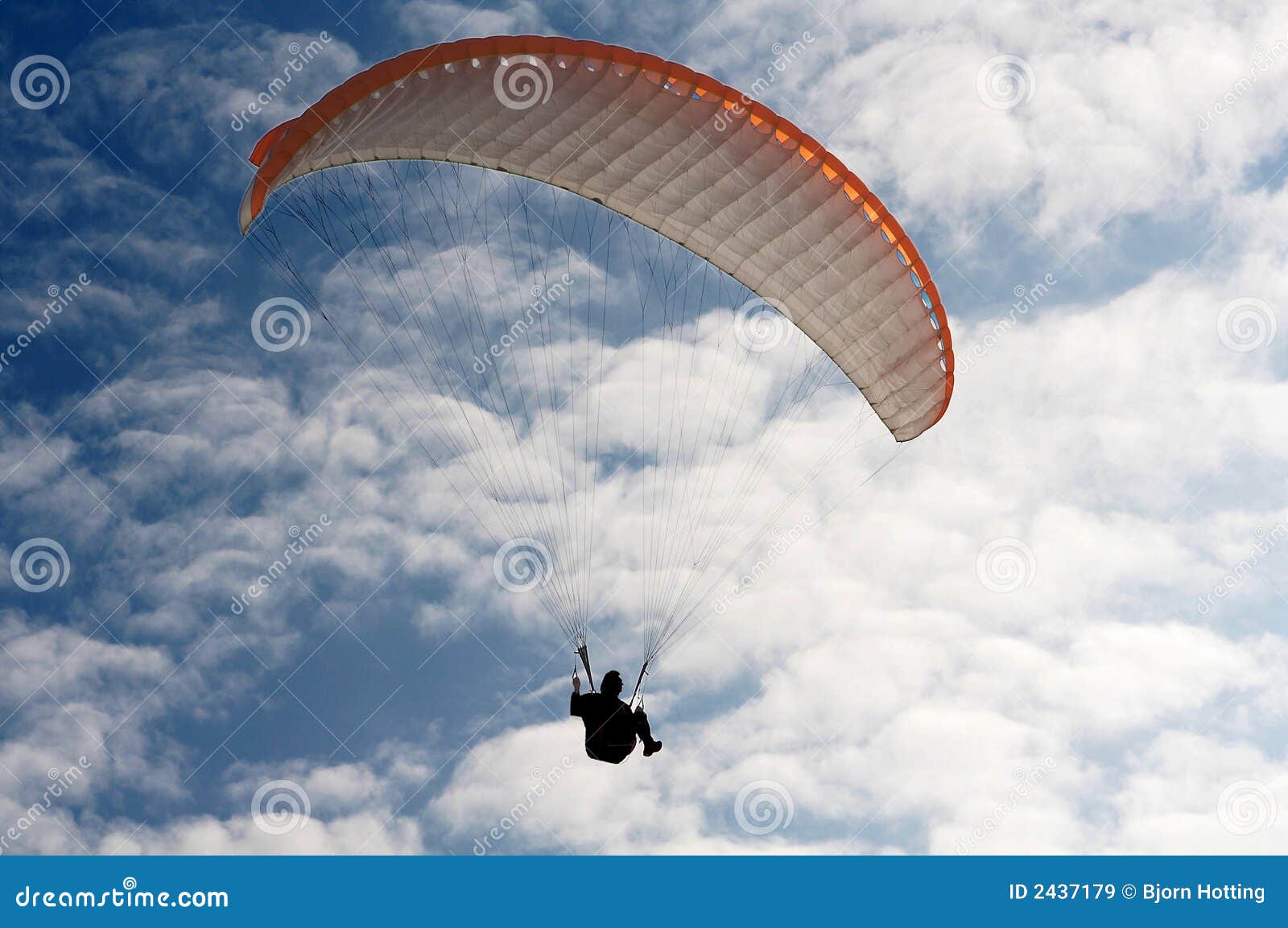Paragliding stock image. Image of parachute, life, float - 2437179