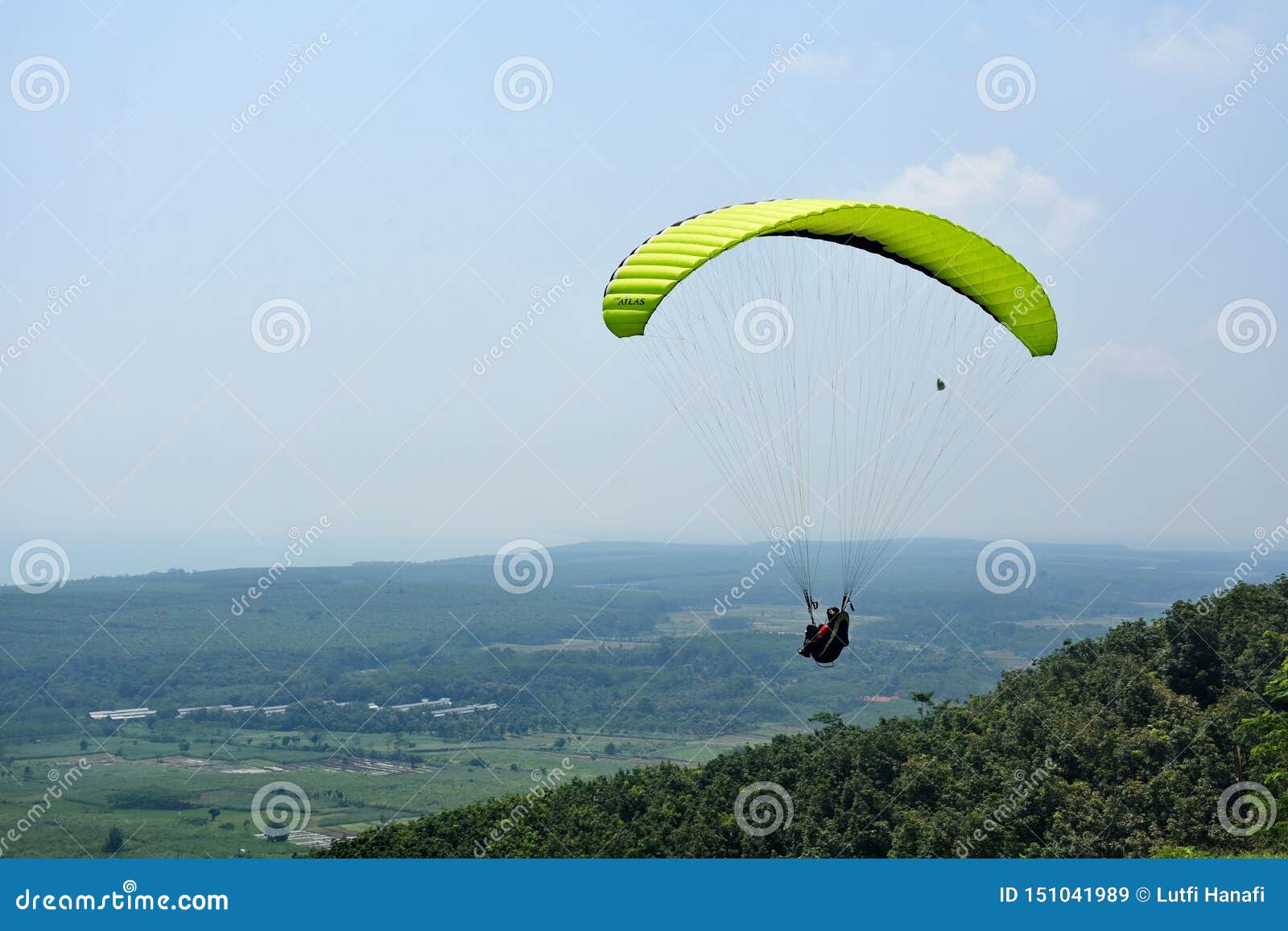 Paragliding Athletes while Competing in the National Championship ...