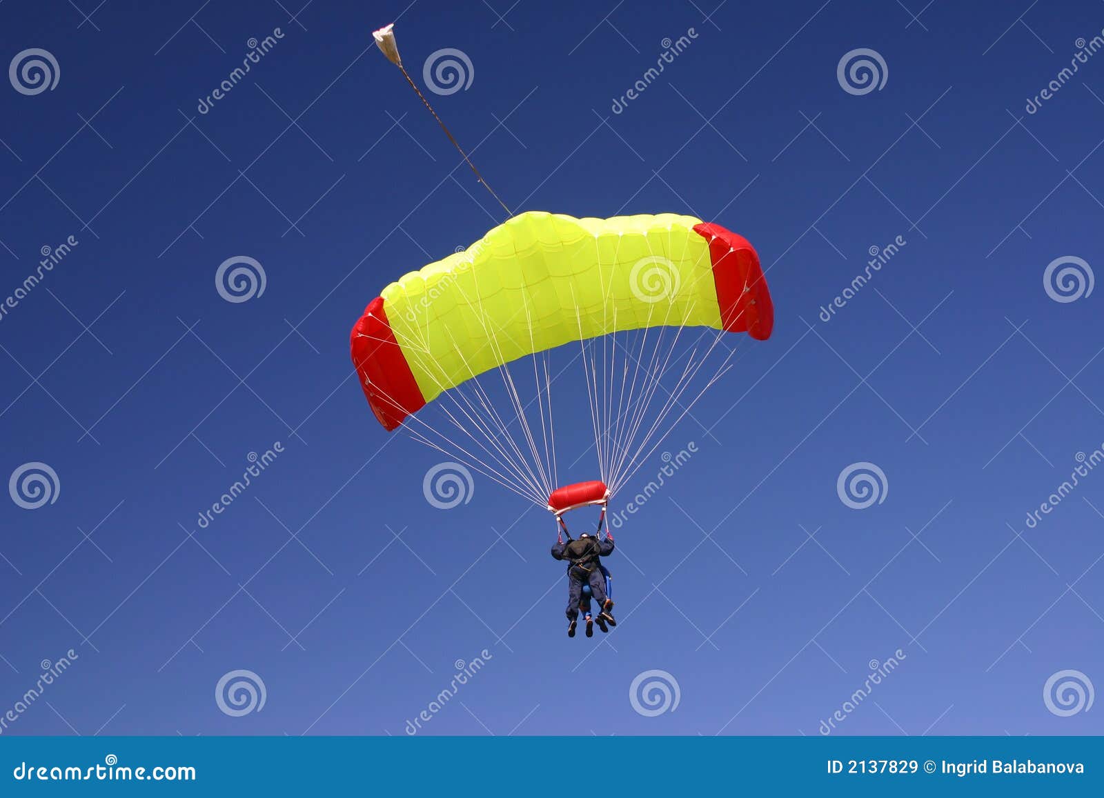 Paragliding duo stock image. Image of aerobatics, parachuting - 2137829
