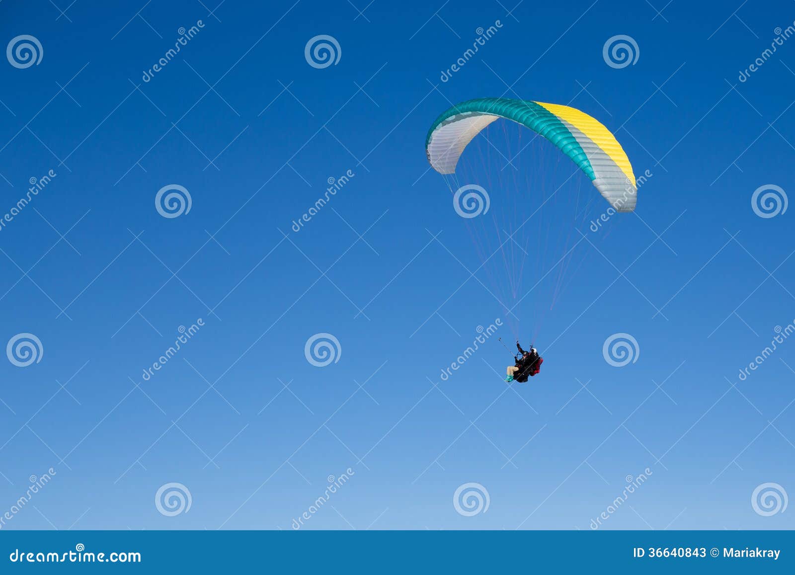 Paragliding stock image. Image of glide, leisure, parachute - 36640843
