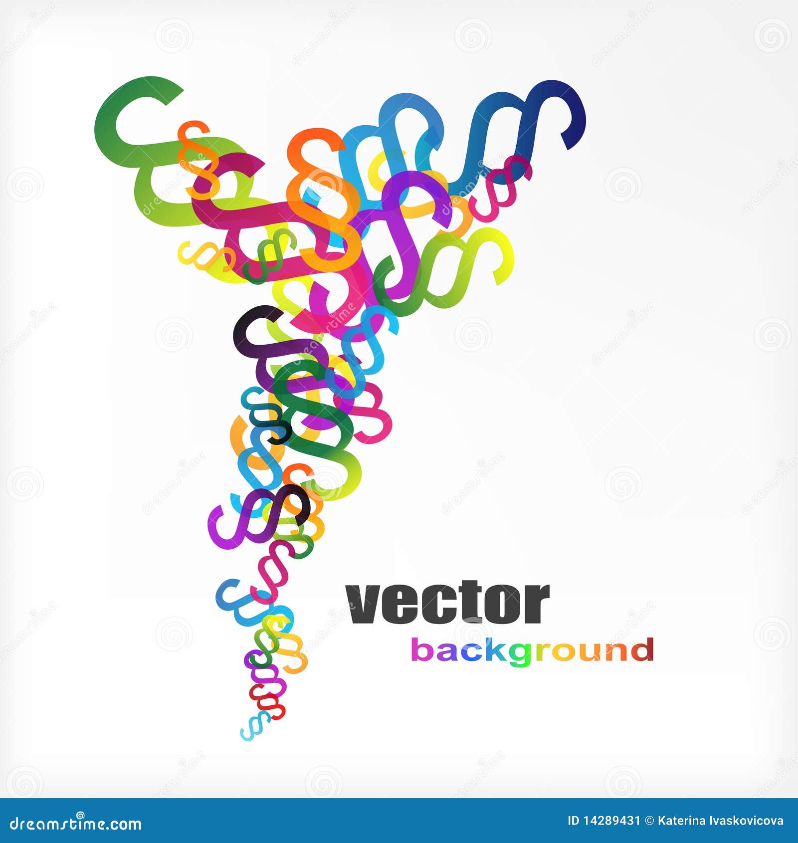 Paragraph Colorful Paper Symbols In The Corner On A Grey Background ...