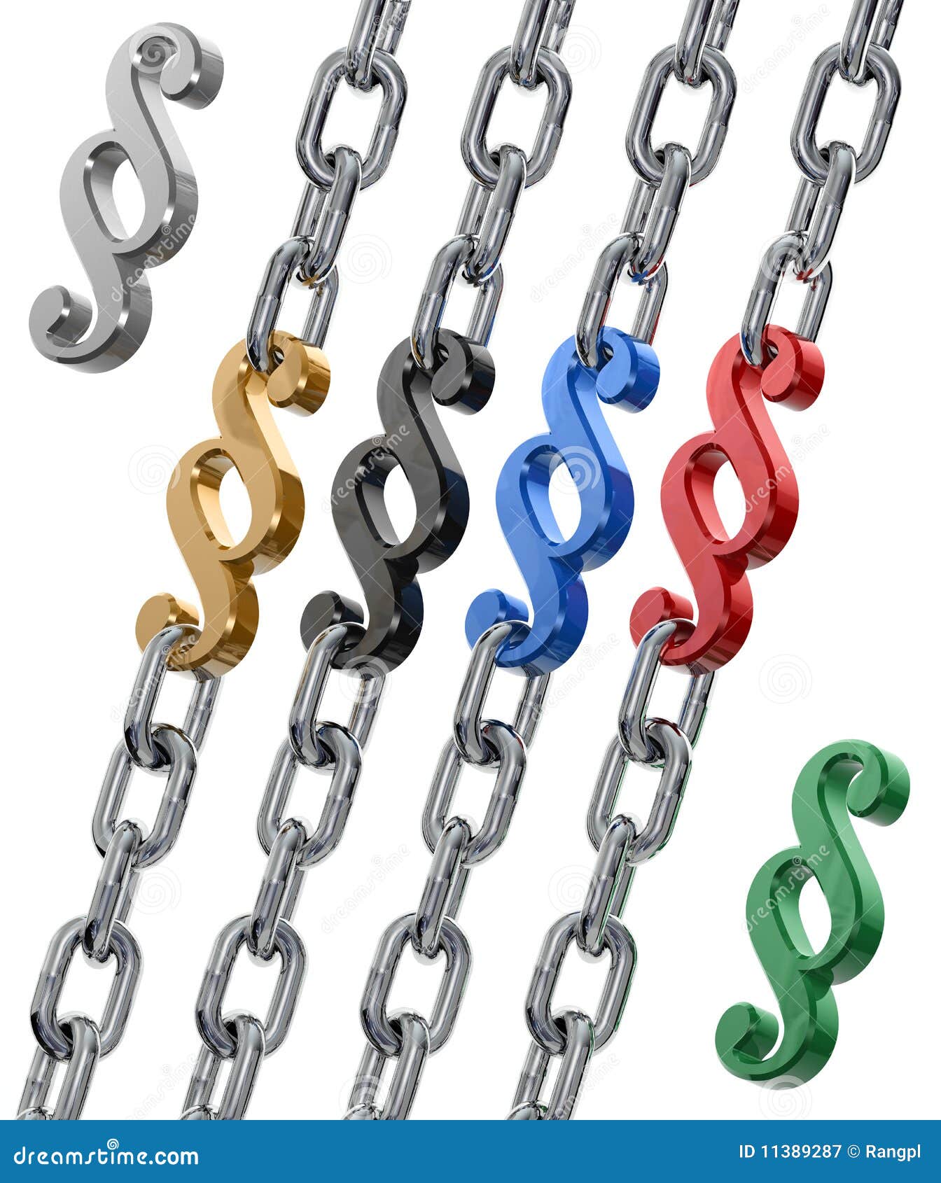 Paragraph in chains v2 stock illustration. Illustration of loophole ...