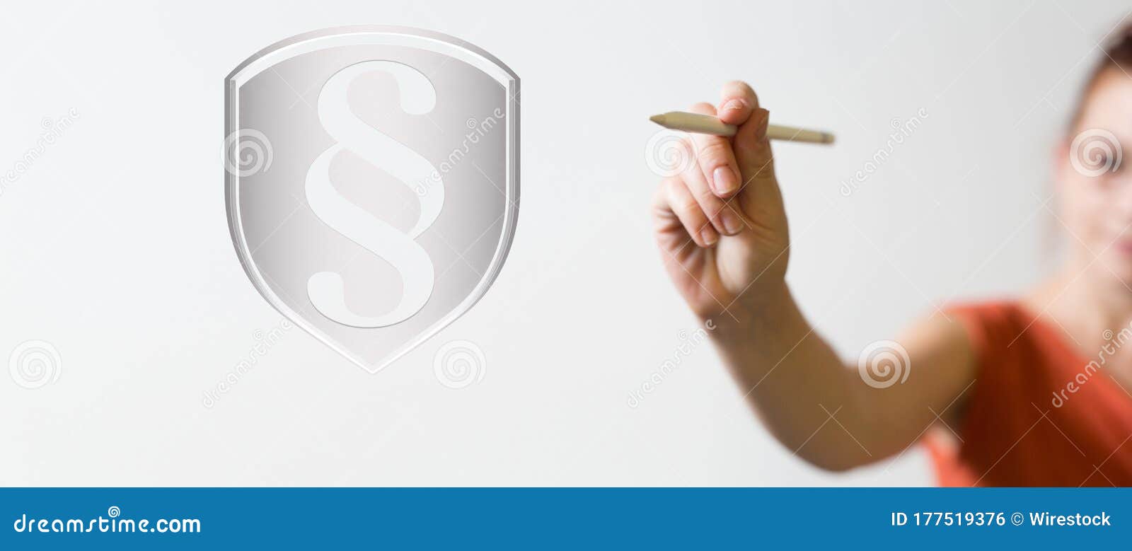 A Paragraph Law Sign Digital in Hand Stock Photo - Image of liberty ...