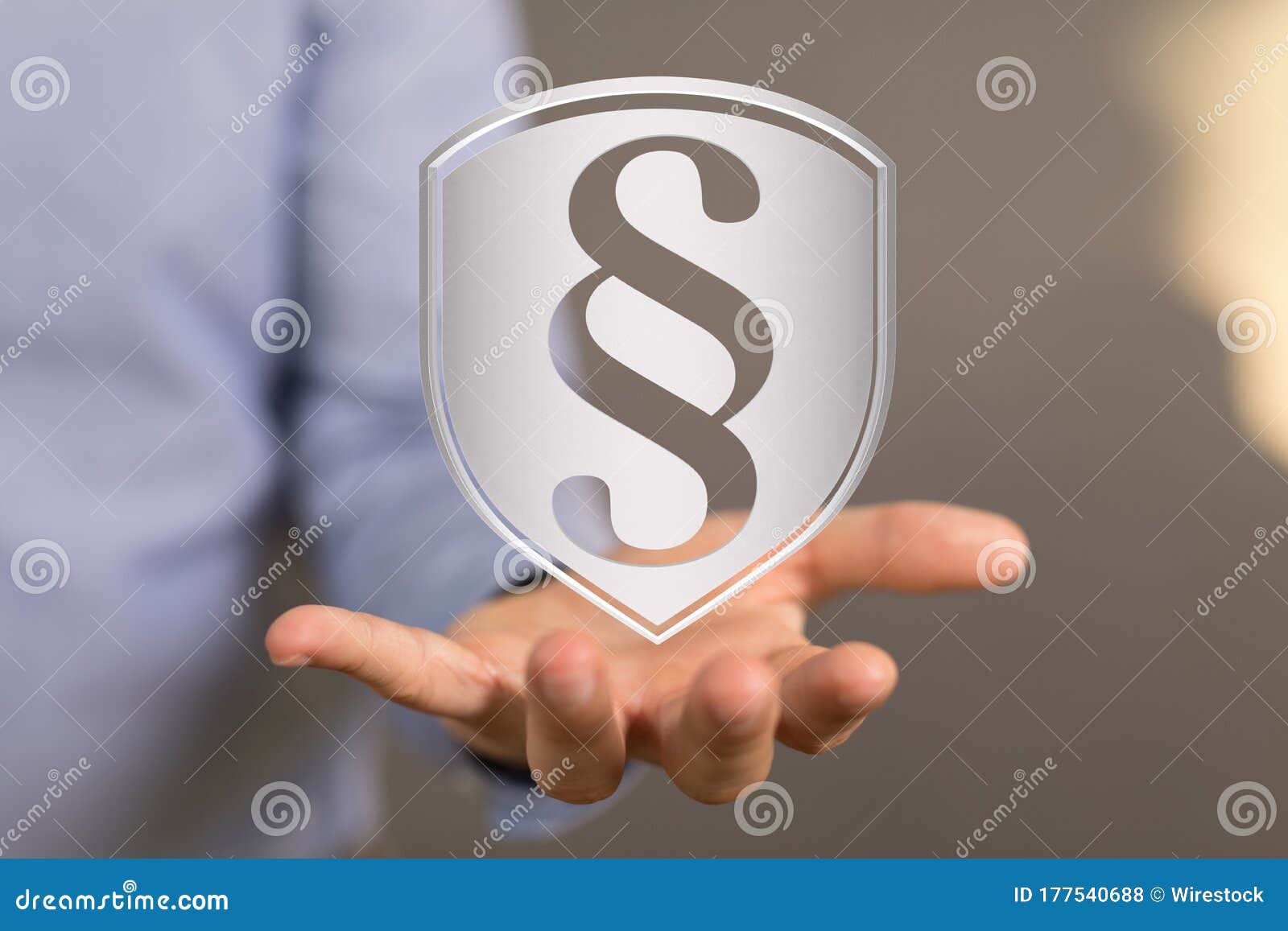 A Paragraph Law Sign Digital in Hand Stock Photo - Image of lawyer ...