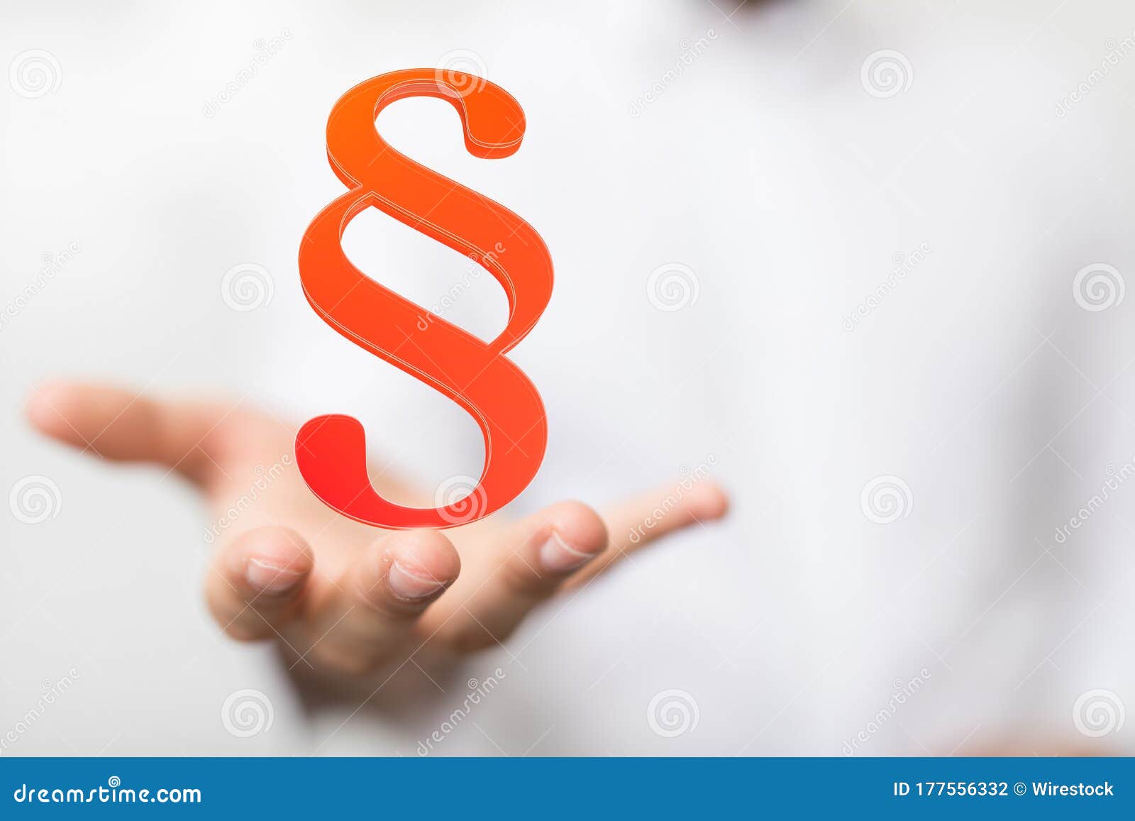 A Paragraph Law Sign Digital in Hand Stock Photo - Image of lawyer ...