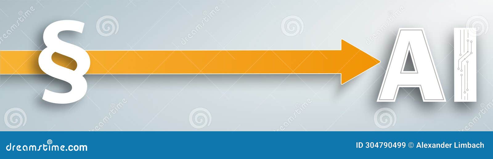 Paragraph Long Arrow AI Header Stock Vector - Illustration of justice ...