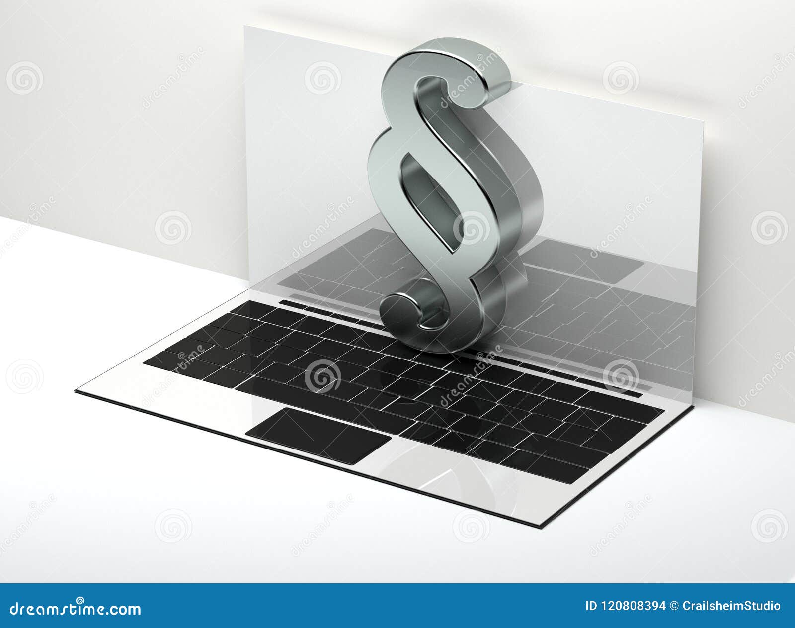 Paragraph Notebook 3d-illustration Stock Illustration - Illustration of ...