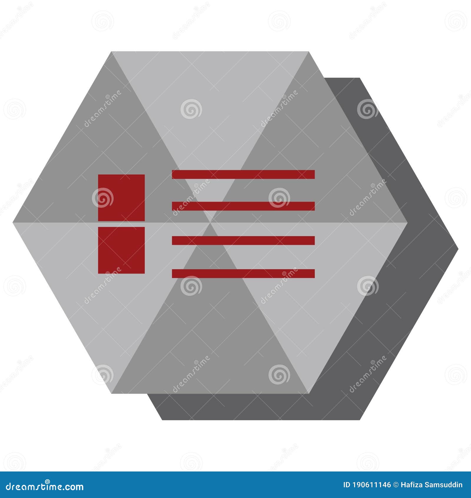 Paragraph with Points Button. Vector Illustration Decorative Design ...