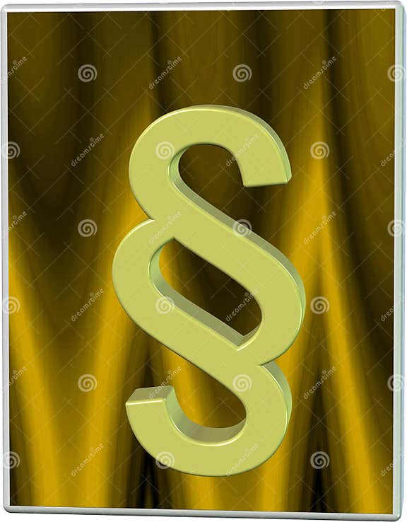 Paragraph or Section Symbol Stock Illustration - Illustration of ...