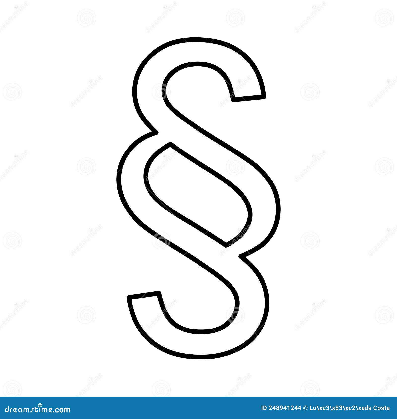 Paragraph Sign Illustration Stock Vector - Illustration of vector ...