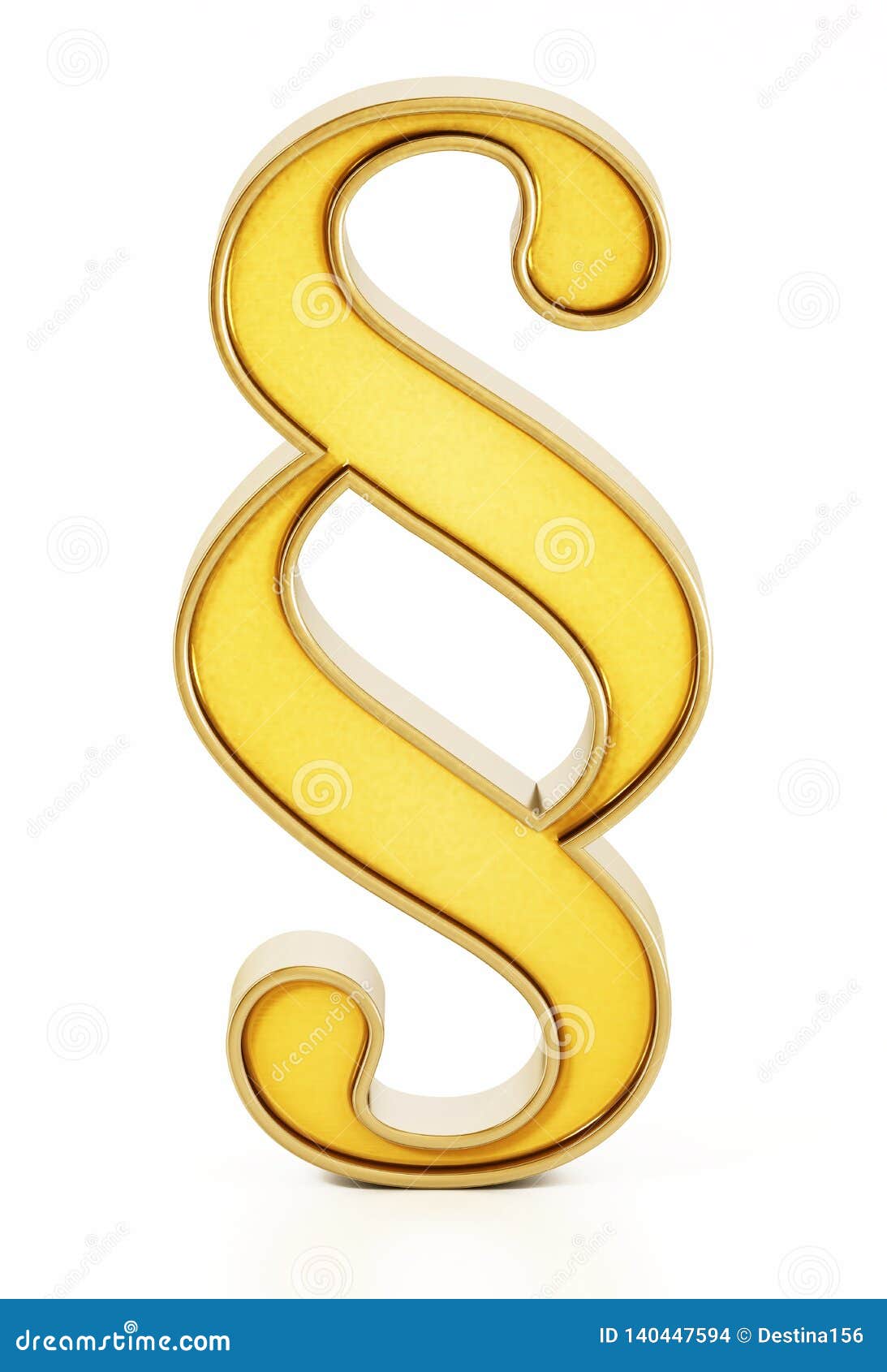 Paragraph Symbol Isolated on White Background. 3D Illustration Stock ...