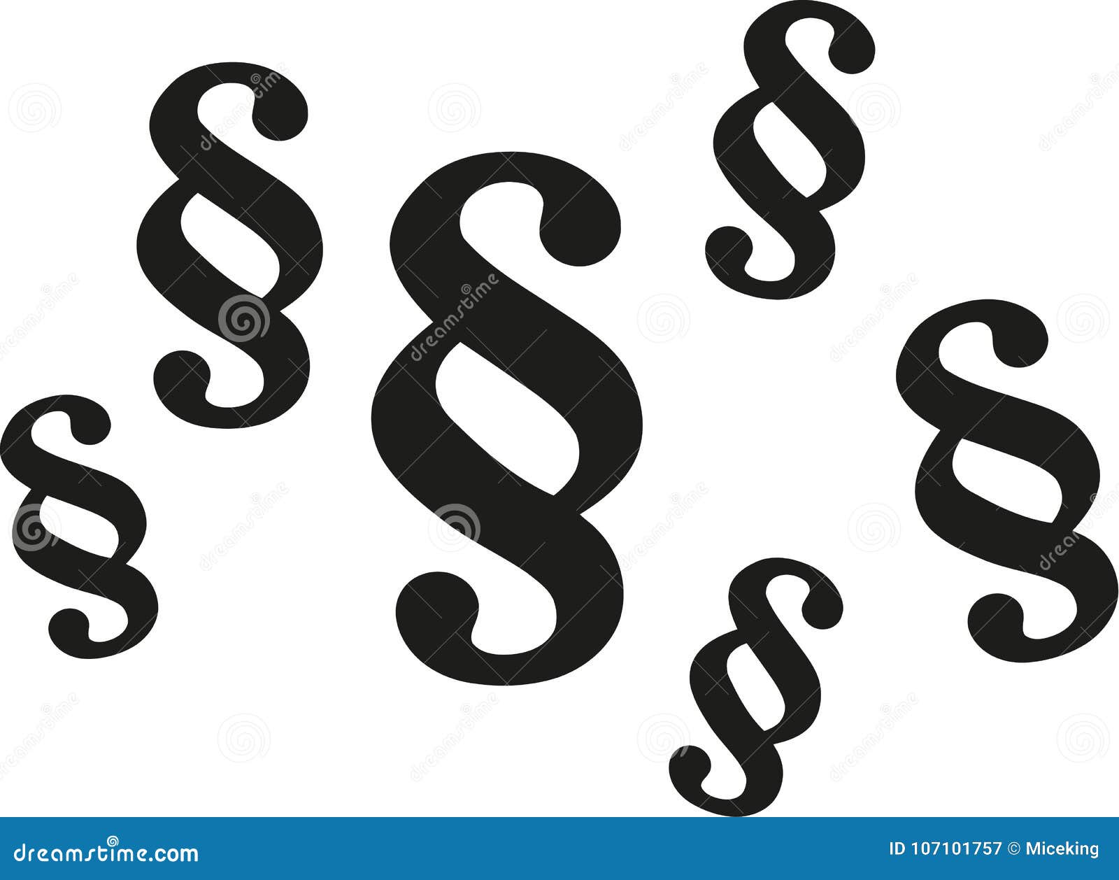 Man And Paragraph Symbols Royalty-Free Cartoon | CartoonDealer.com ...