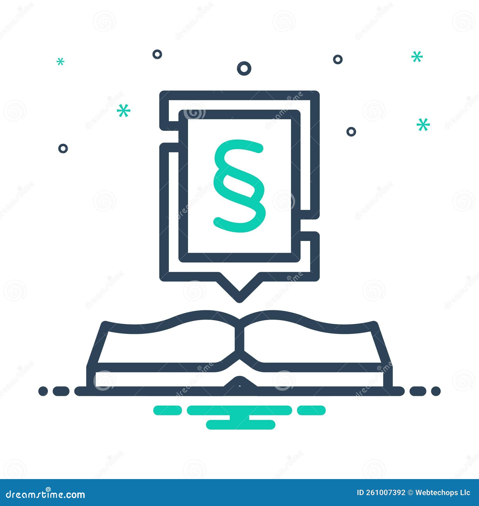 Mix Icon for Paragraphs, Article and Section Stock Vector ...