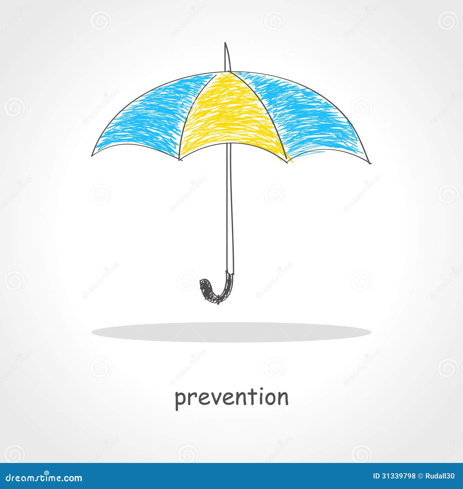 Paraguas ilustración del vector. Ilustración de muestra - 31339798