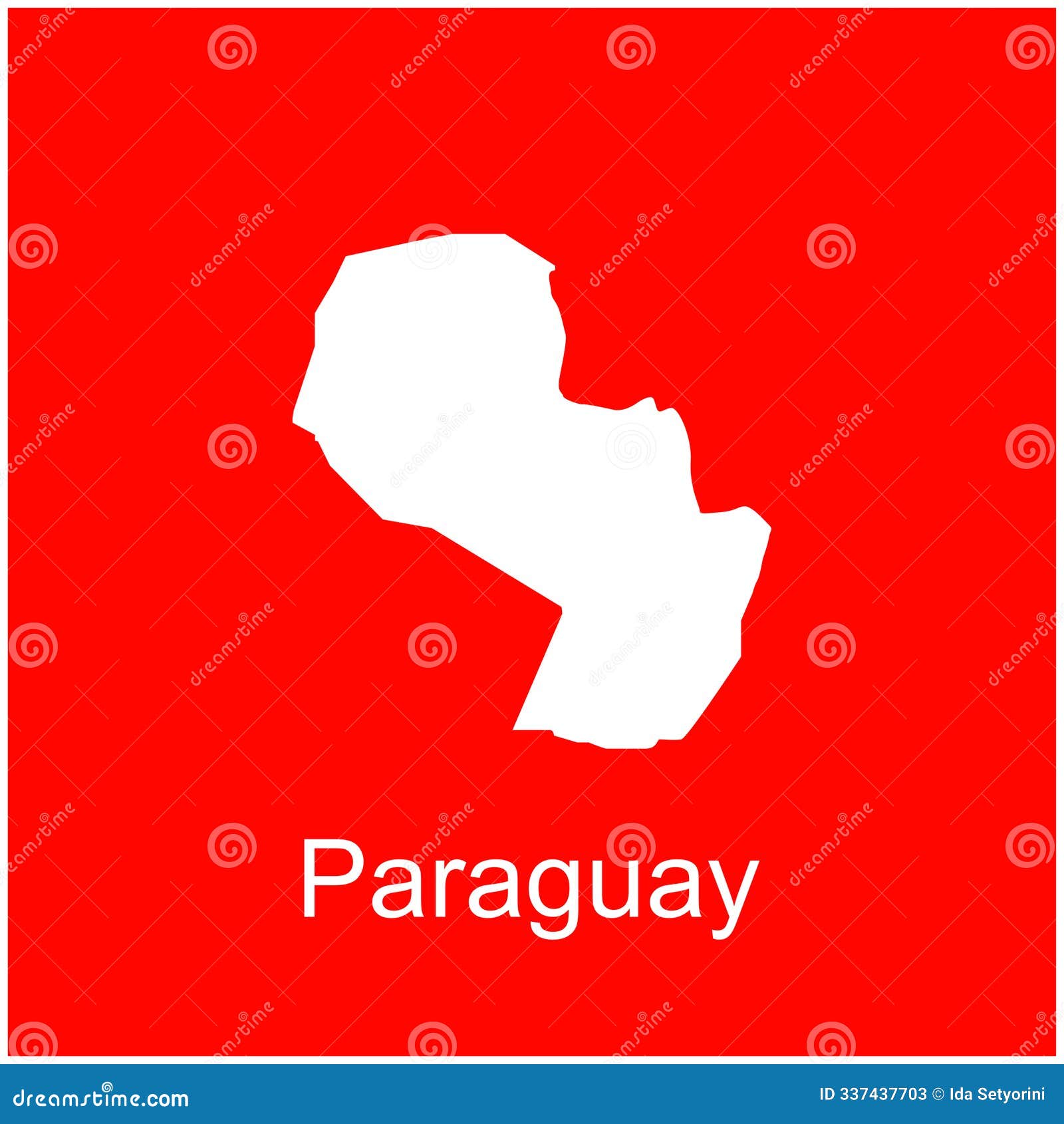 Paraguay Country Detailed Editable Map Stock Image | CartoonDealer.com ...