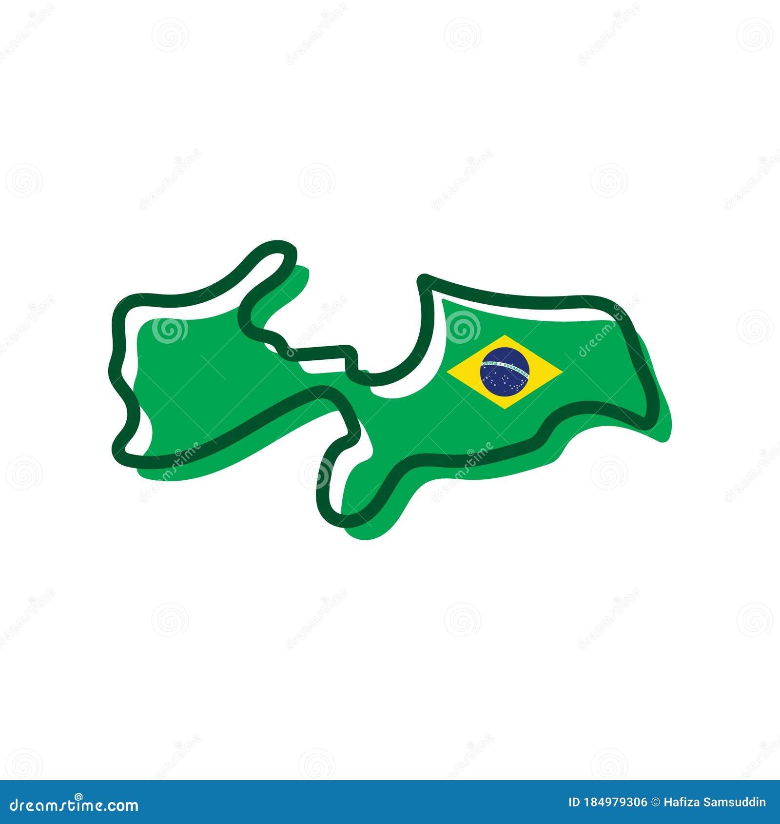 Paraiba Map. Vector Illustration Decorative Design Stock Illustration ...