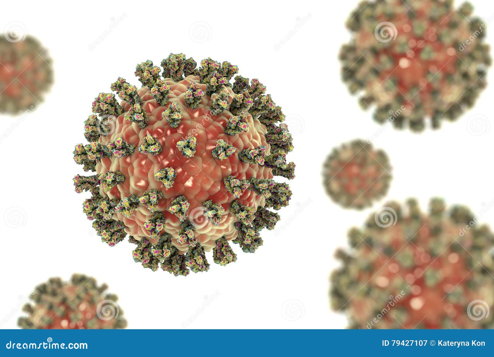 Parainfluenza Virus Illustration Stock Illustration - Illustration of ...