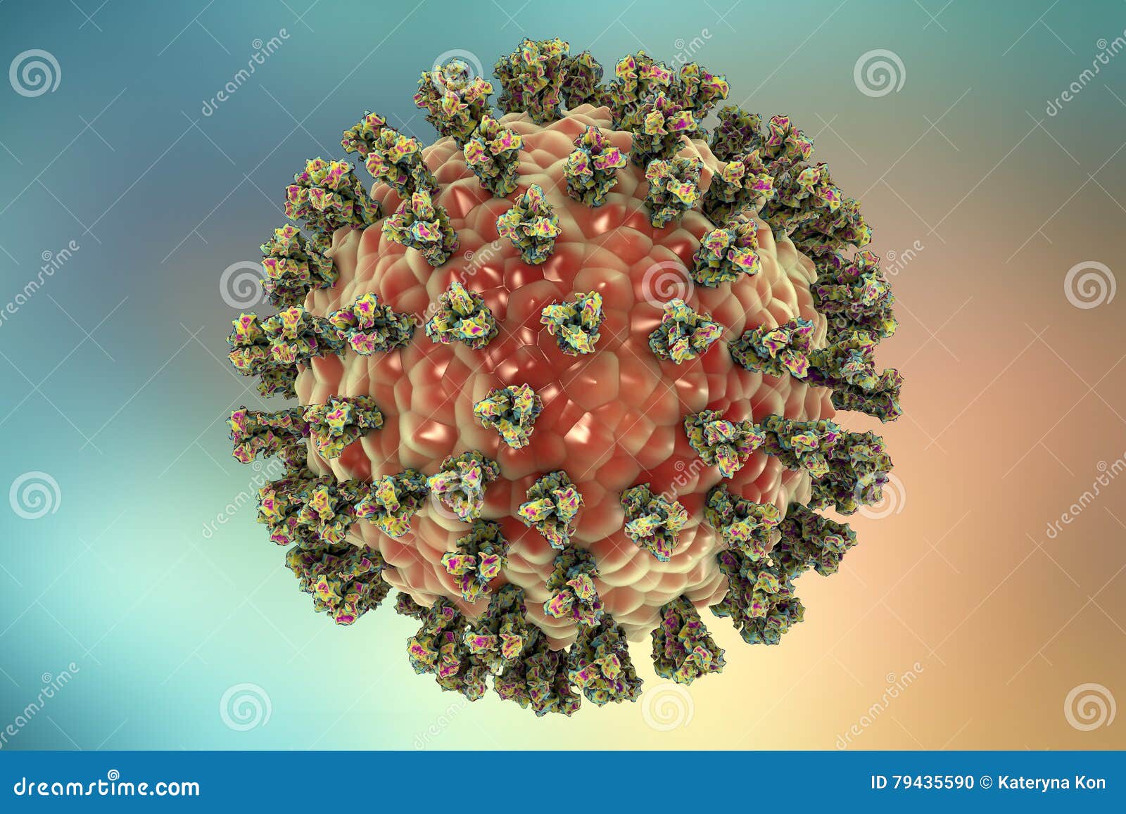 Parainfluenza Virus Illustration Stock Illustration - Illustration of ...