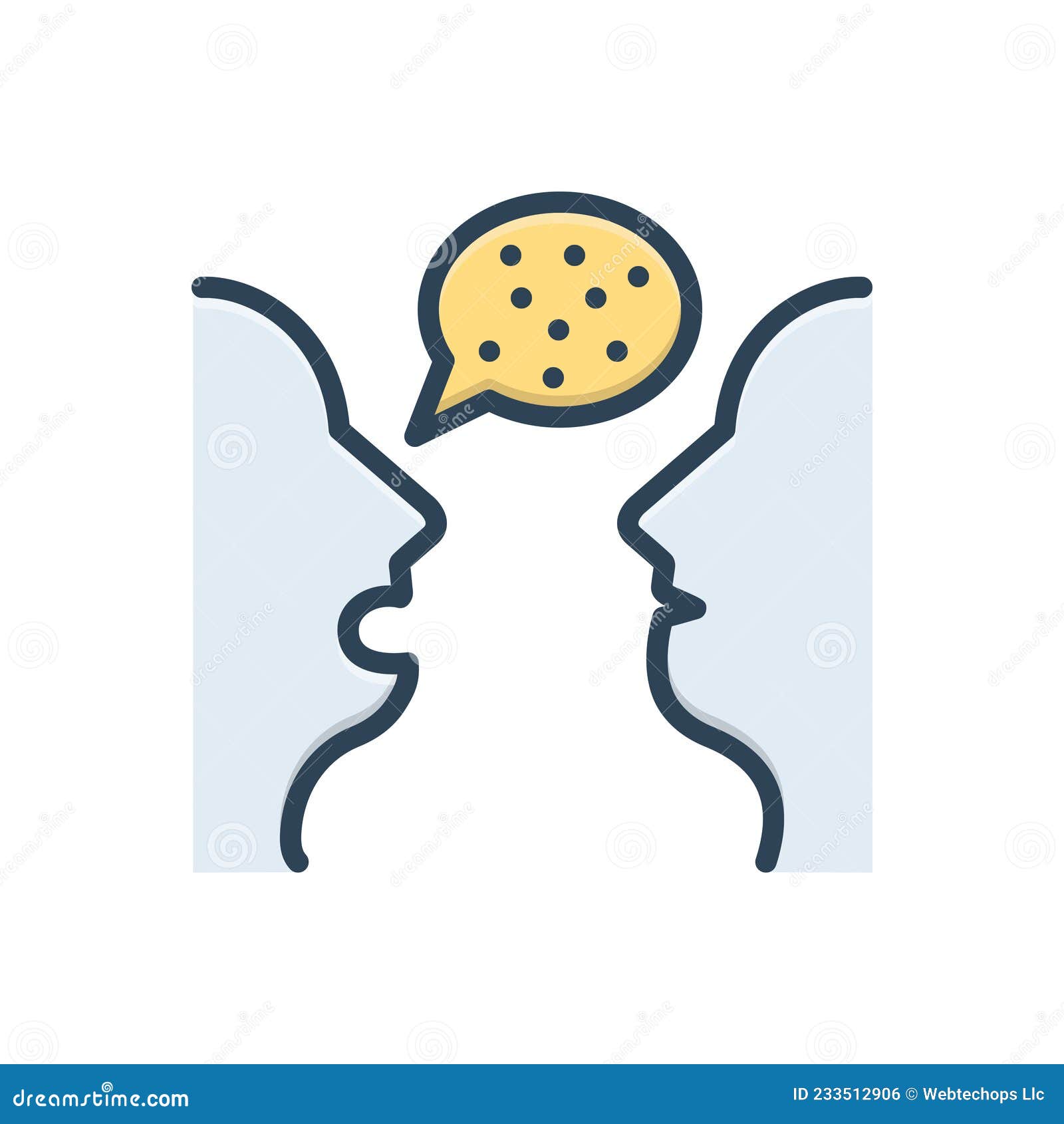 Persuasive Icon , Vector Line Color Illustration | CartoonDealer.com ...